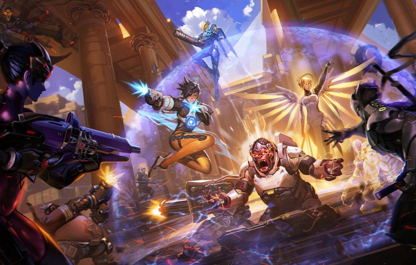 Mercy and Genji Wallpapers - Top Free Mercy and Genji Backgrounds ...