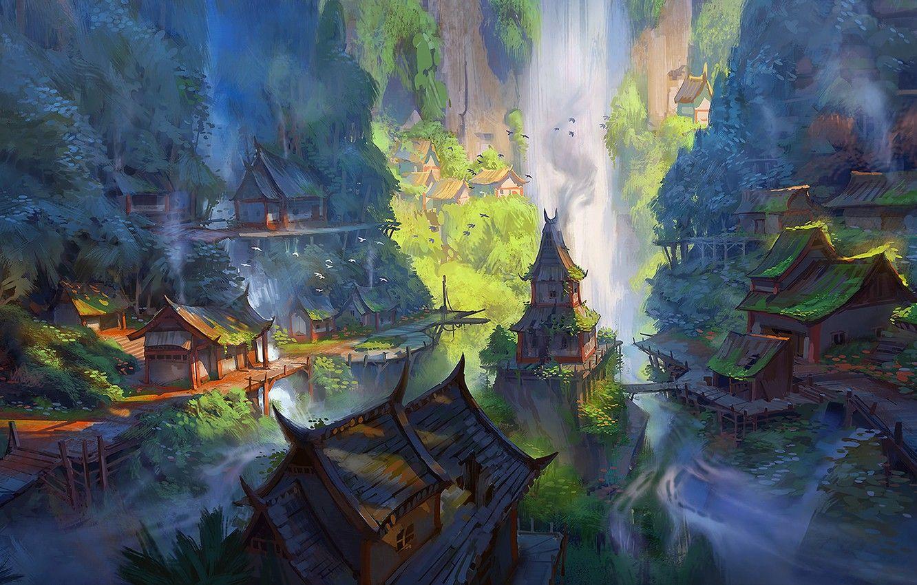 Fantasy Village Wallpapers - Top Free Fantasy Village Backgrounds ...