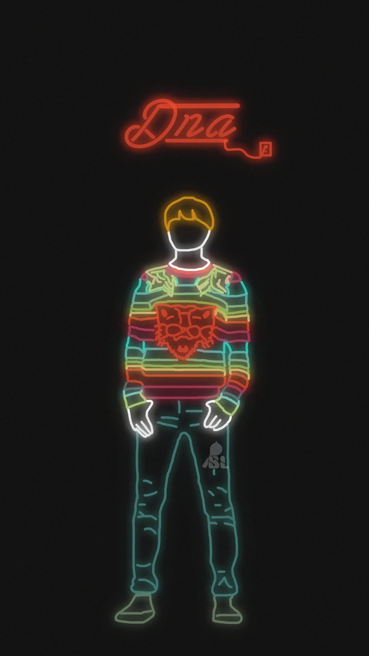 BTS Neon Wallpapers - Top Free BTS Neon Backgrounds - WallpaperAccess