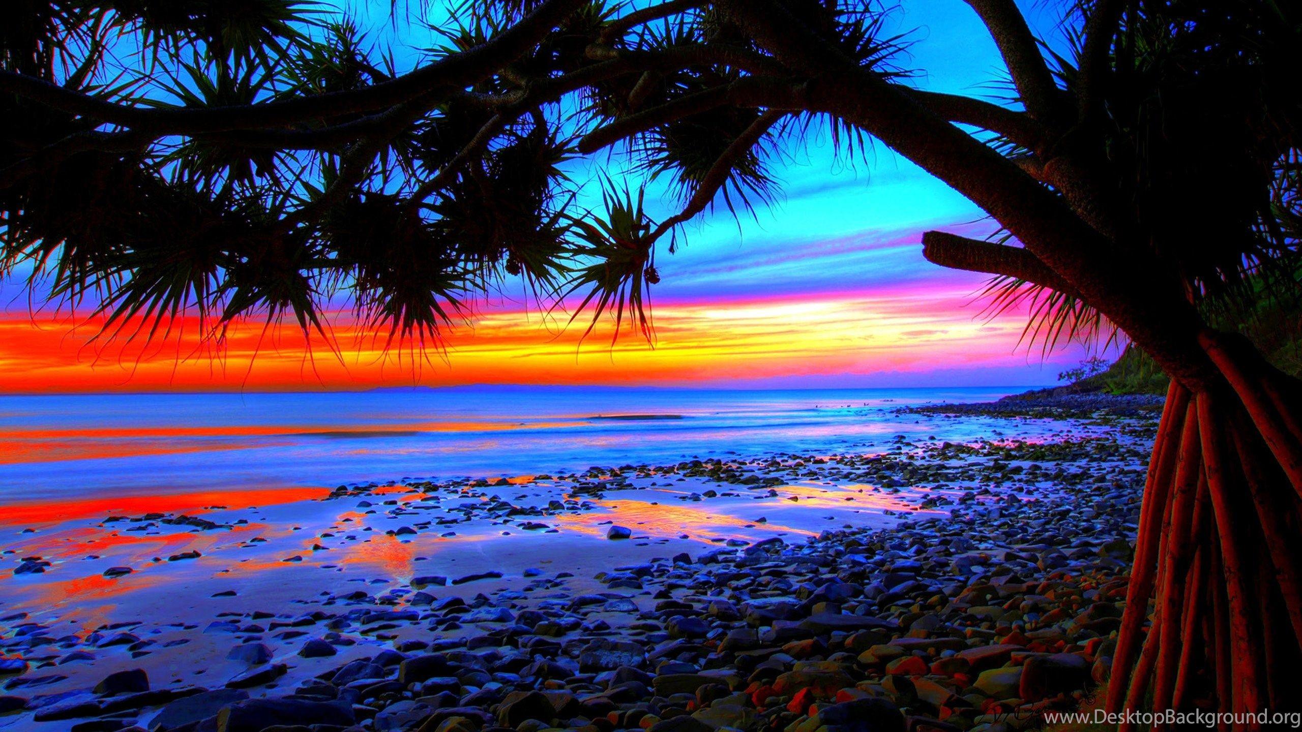 Beach Sunset HD Desktop Wallpapers - Top Free Beach Sunset HD Desktop ...