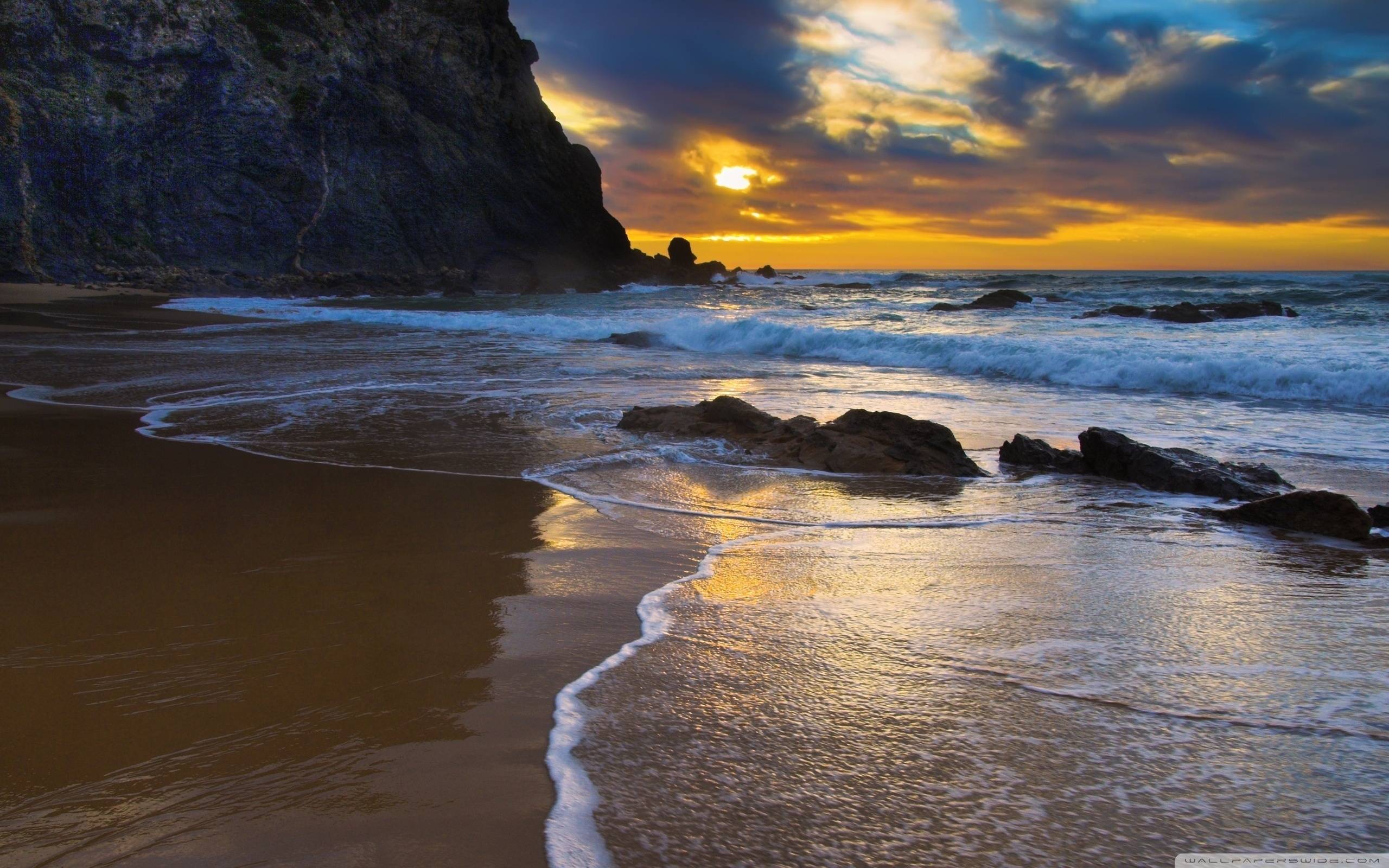 Beach Sunset HD Desktop Wallpapers - Top Free Beach Sunset HD Desktop ...