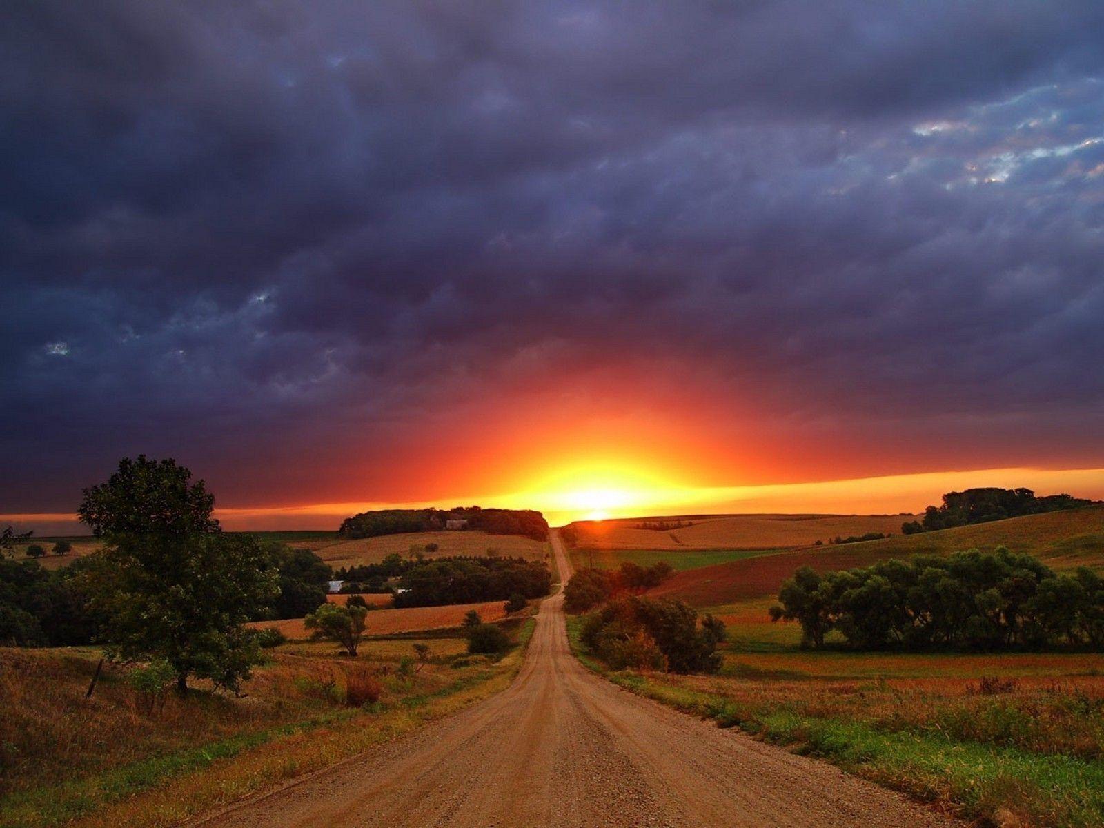 Nature Sunset Wallpapers - Top Free Nature Sunset Backgrounds ...