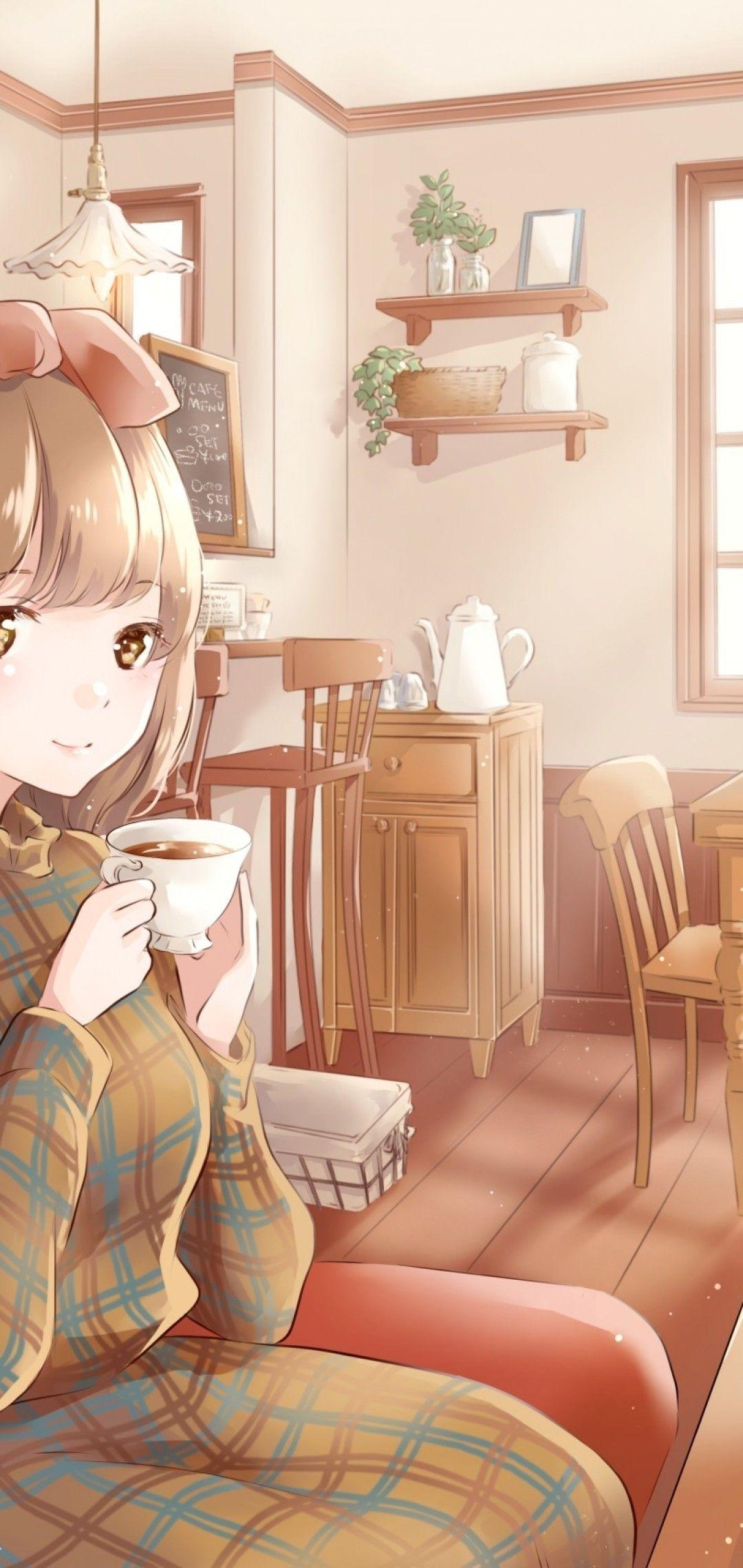 Anime Coffee Shop Wallpapers - Top Free Anime Coffee Shop Backgrounds ...