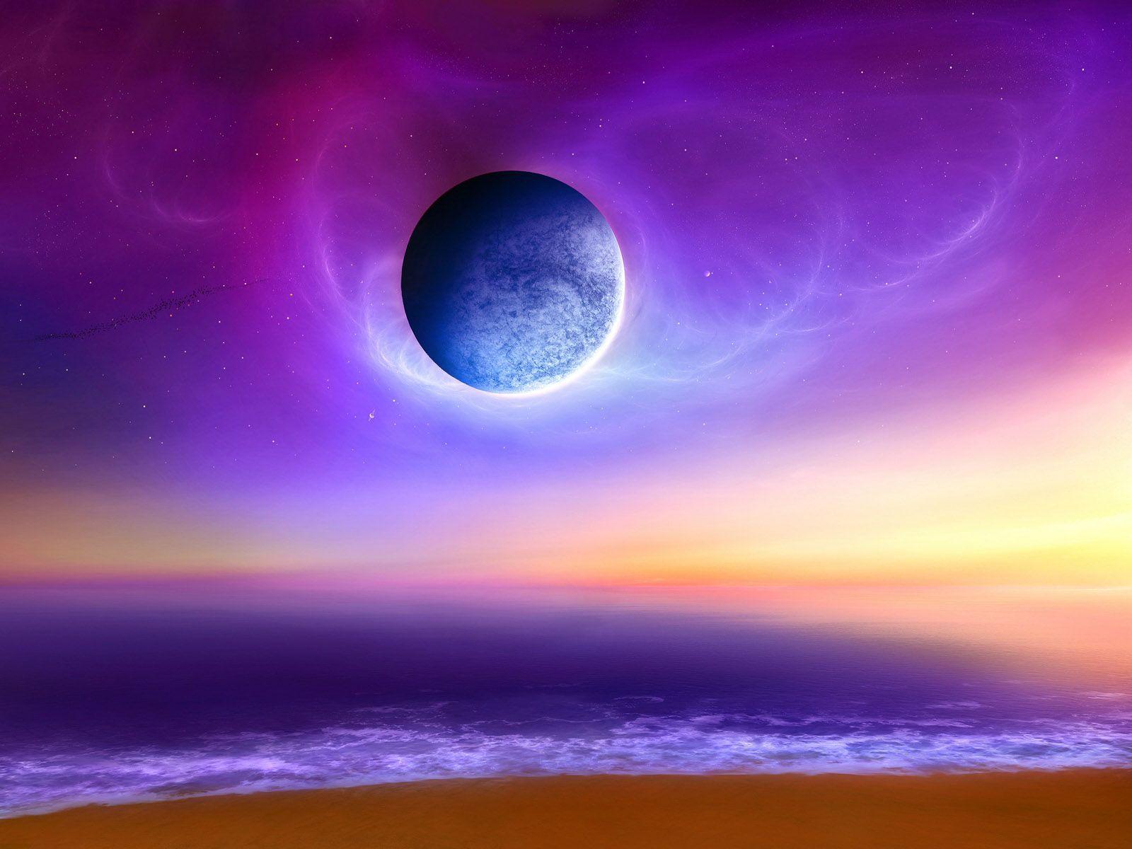 Colorful Moon Wallpapers - Top Free Colorful Moon Backgrounds ...