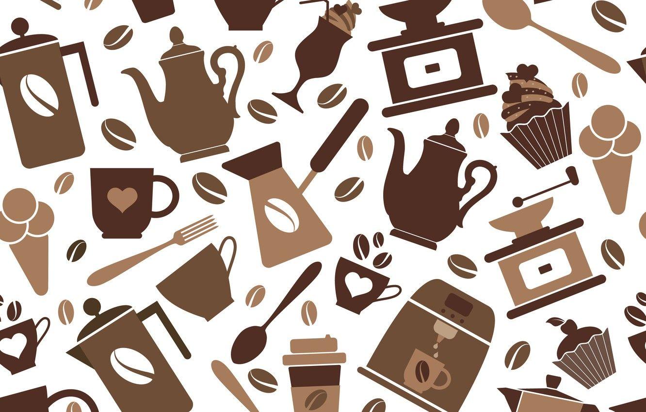 Coffee Pattern Wallpapers - Top Free Coffee Pattern Backgrounds ...