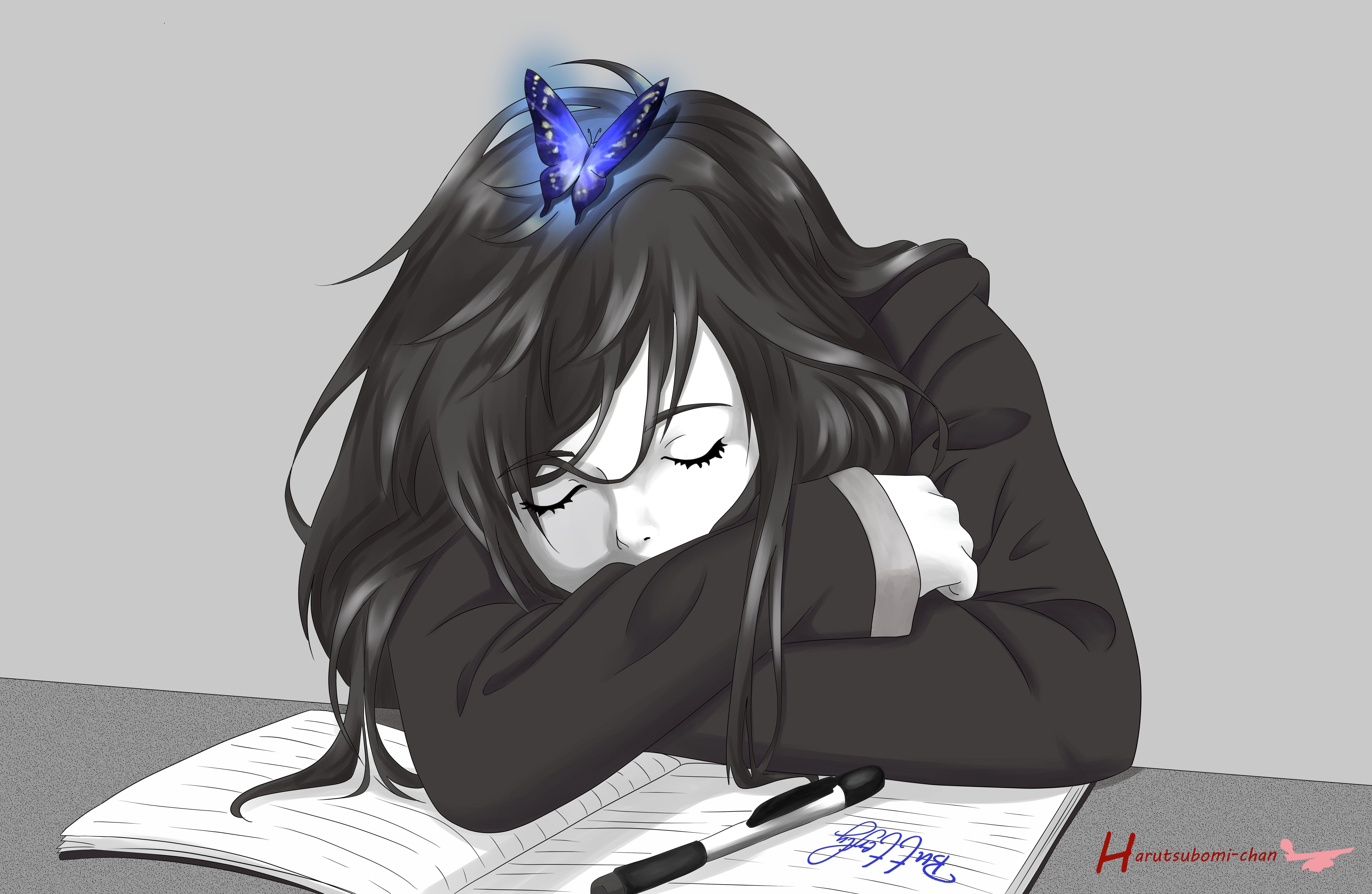 Sleeping Anime Girl Wallpapers - Top Free Sleeping Anime Girl ...