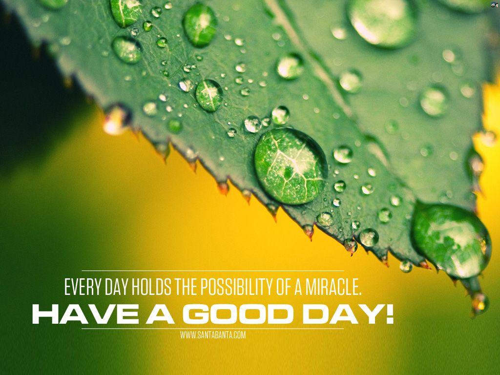 Good Day Wallpapers - Top Free Good Day Backgrounds - WallpaperAccess