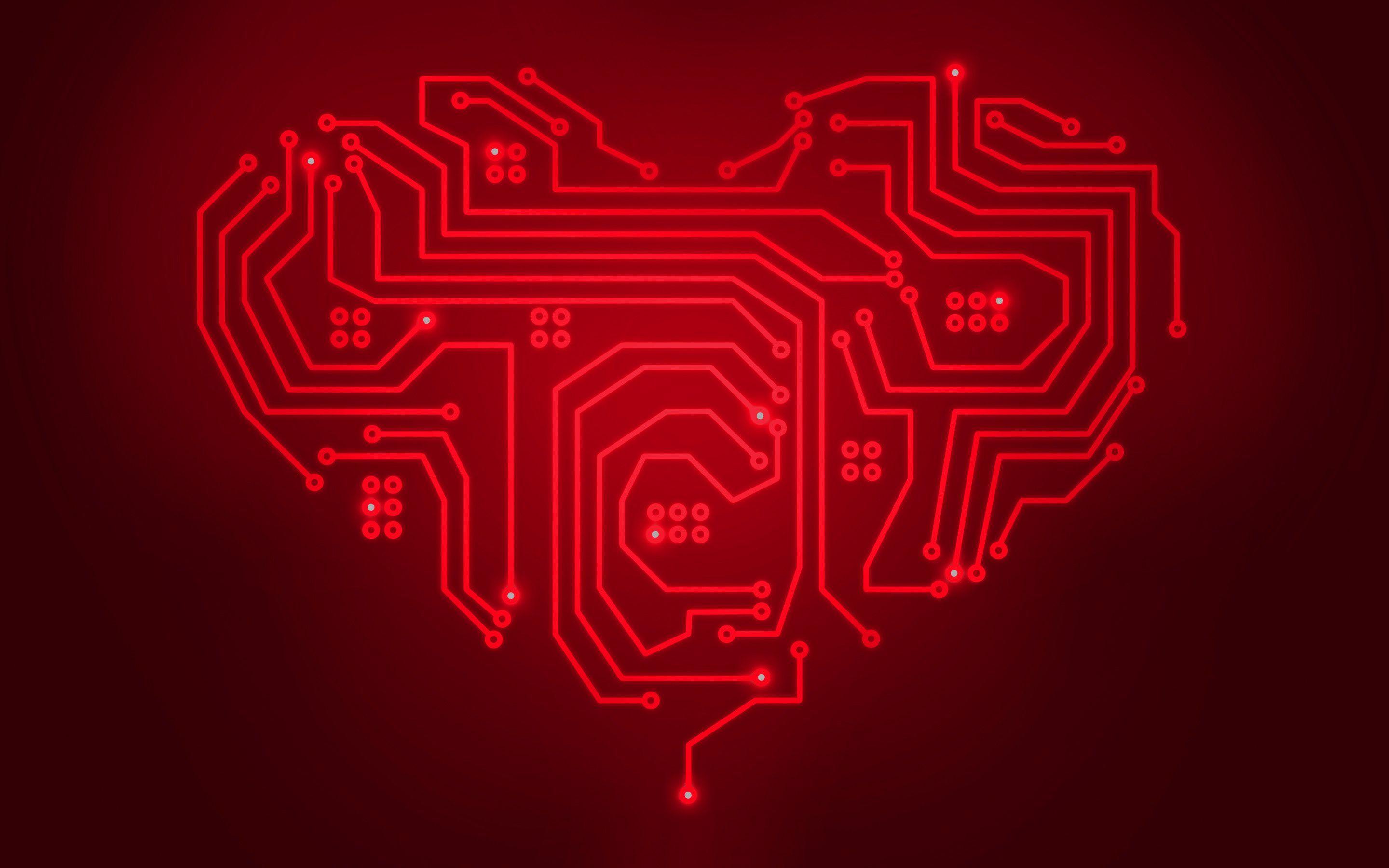 Red Circuit Wallpapers - Top Free Red Circuit Backgrounds - WallpaperAccess