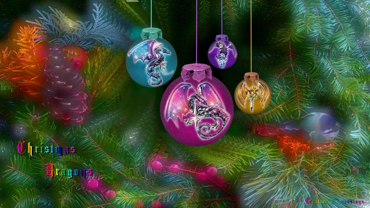 Christmas Dragon Wallpapers - Top Free Christmas Dragon Backgrounds ...