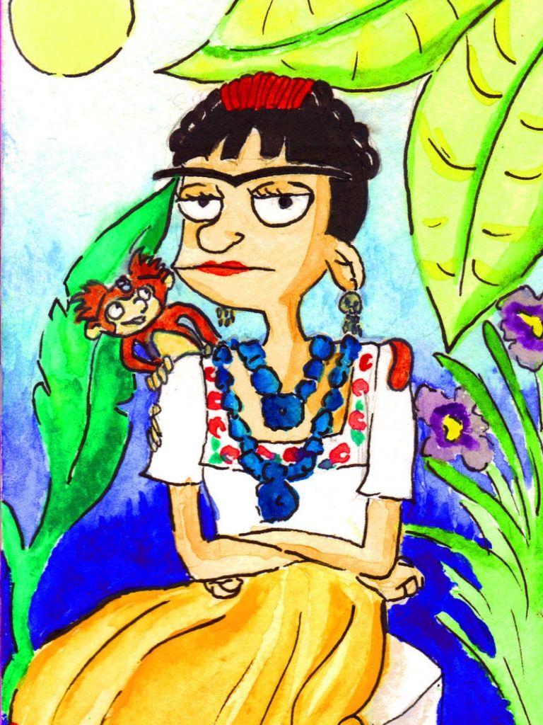 Frida Kahlo Cartoon Wallpapers - Top Free Frida Kahlo Cartoon ...