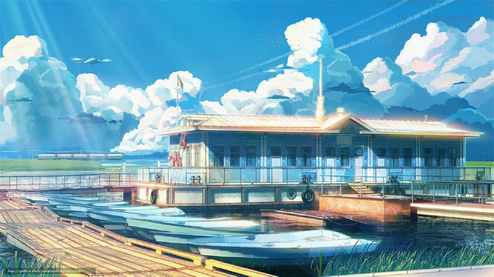 Anime Beach Wallpapers Top Free Anime Beach Backgrounds WallpaperAccess