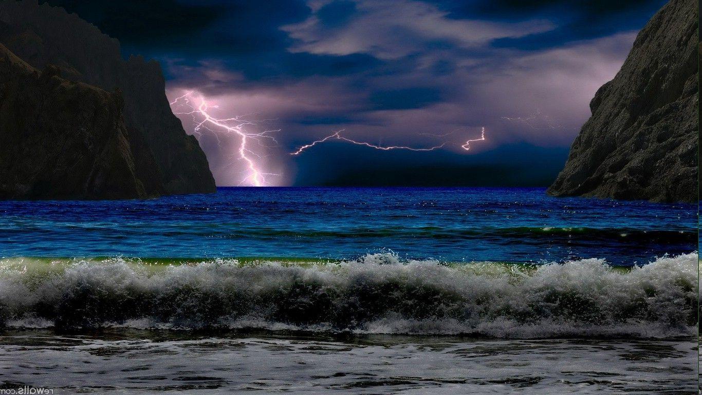 Beach Storm Wallpapers - Top Free Beach Storm Backgrounds - WallpaperAccess