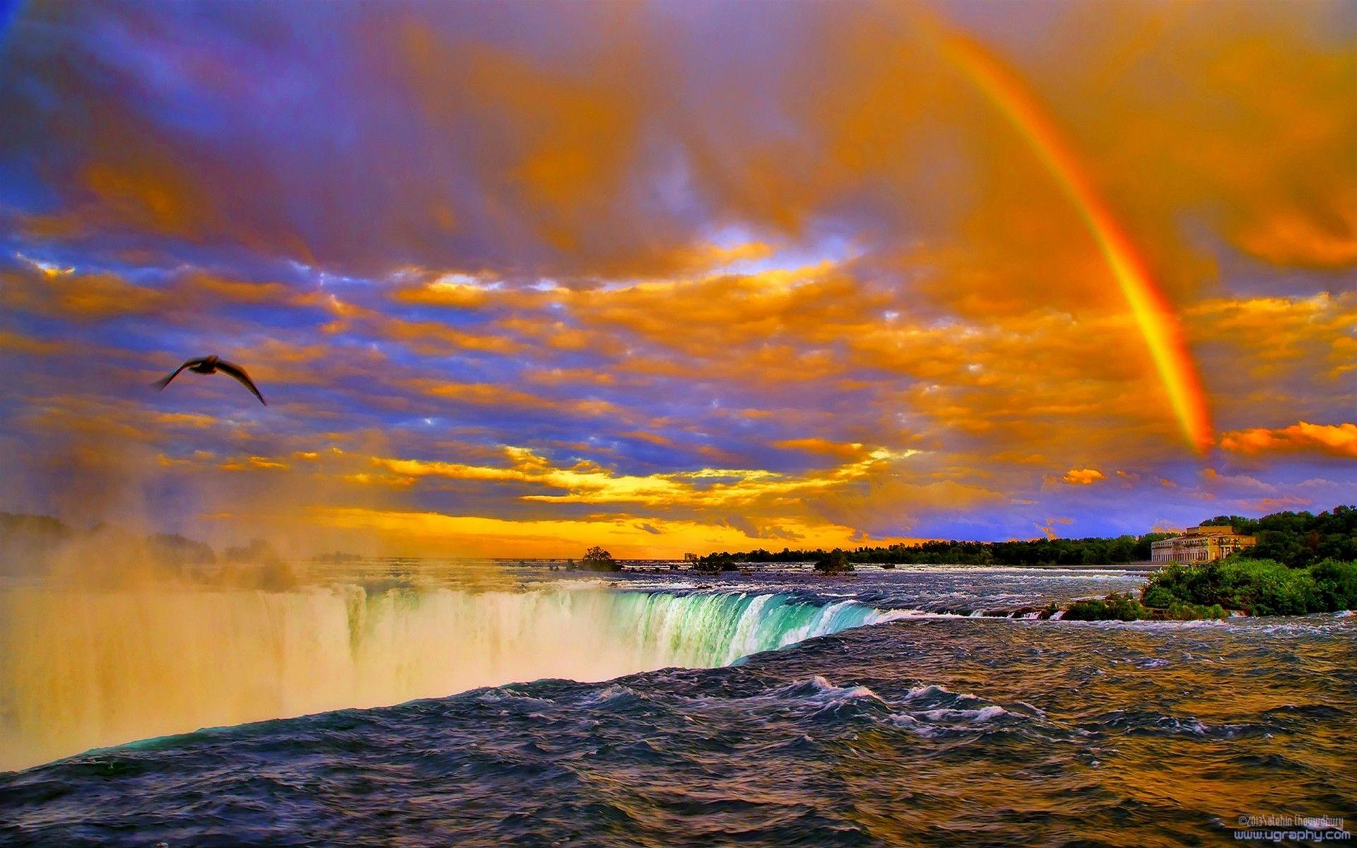 Rainbow Sunset Wallpapers - Top Free Rainbow Sunset Backgrounds ...