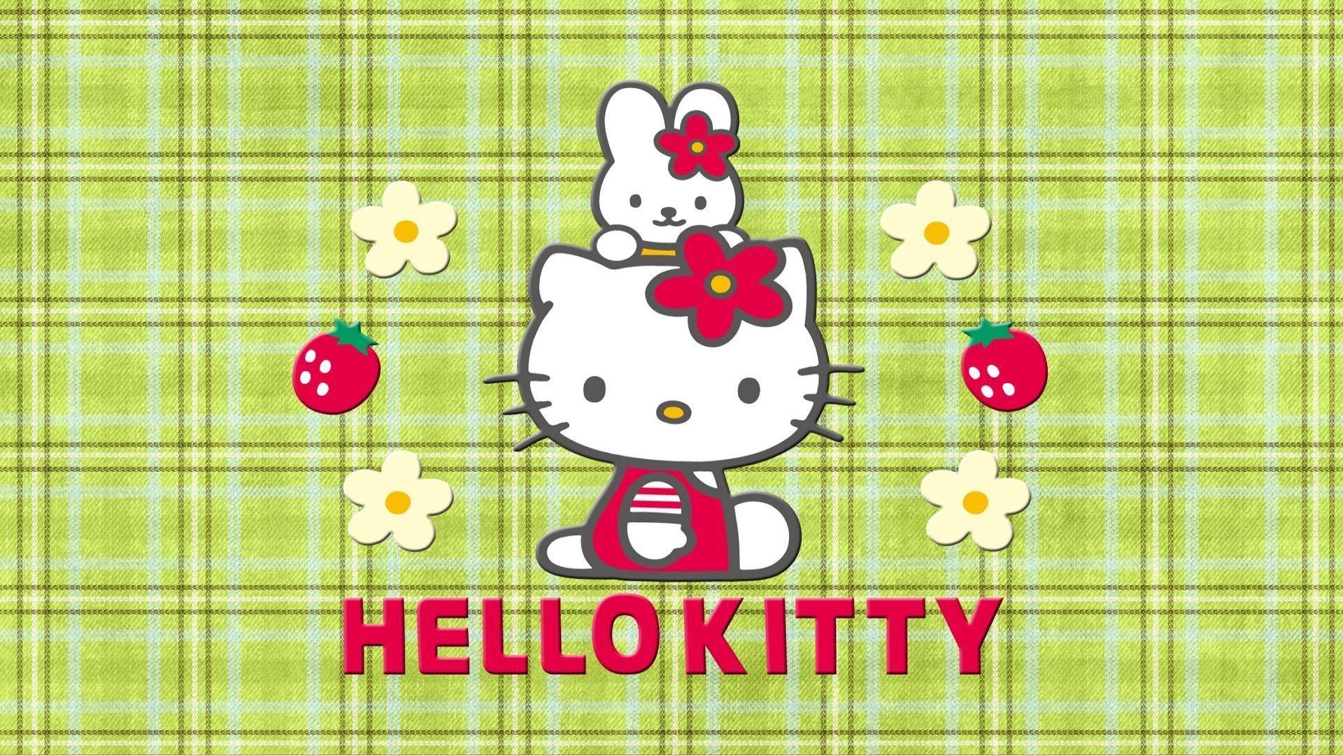 Green Hello Kitty Wallpapers - Top Free Green Hello Kitty Backgrounds ...
