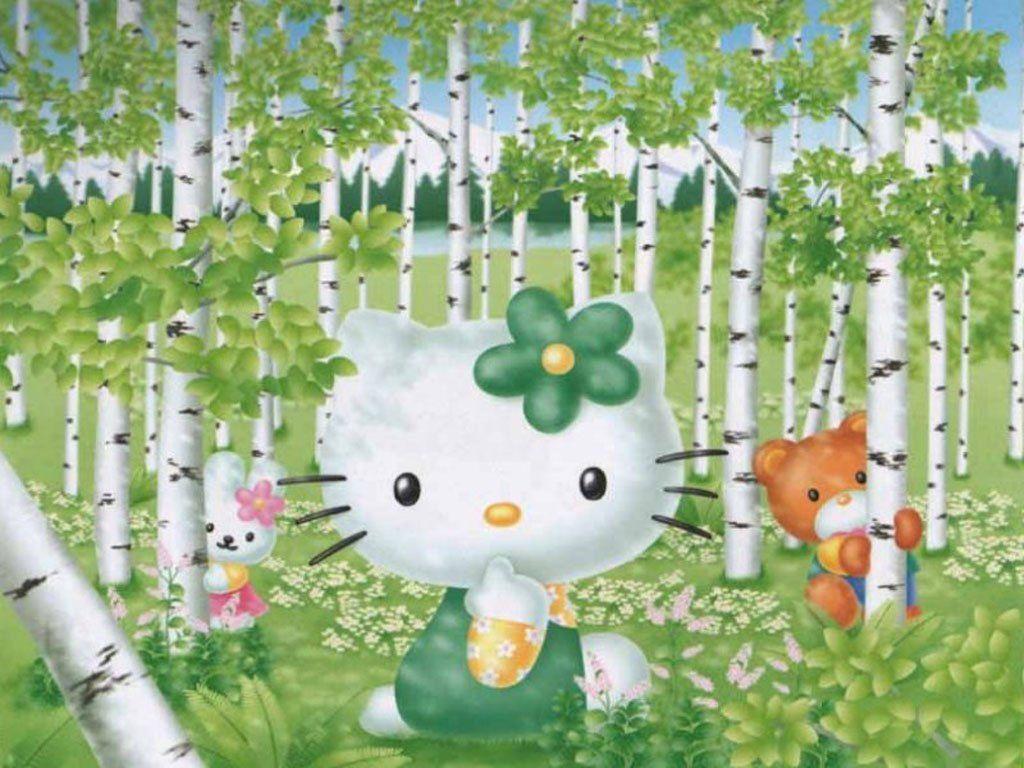 Green Hello Kitty Wallpapers - Top Free Green Hello Kitty Backgrounds ...