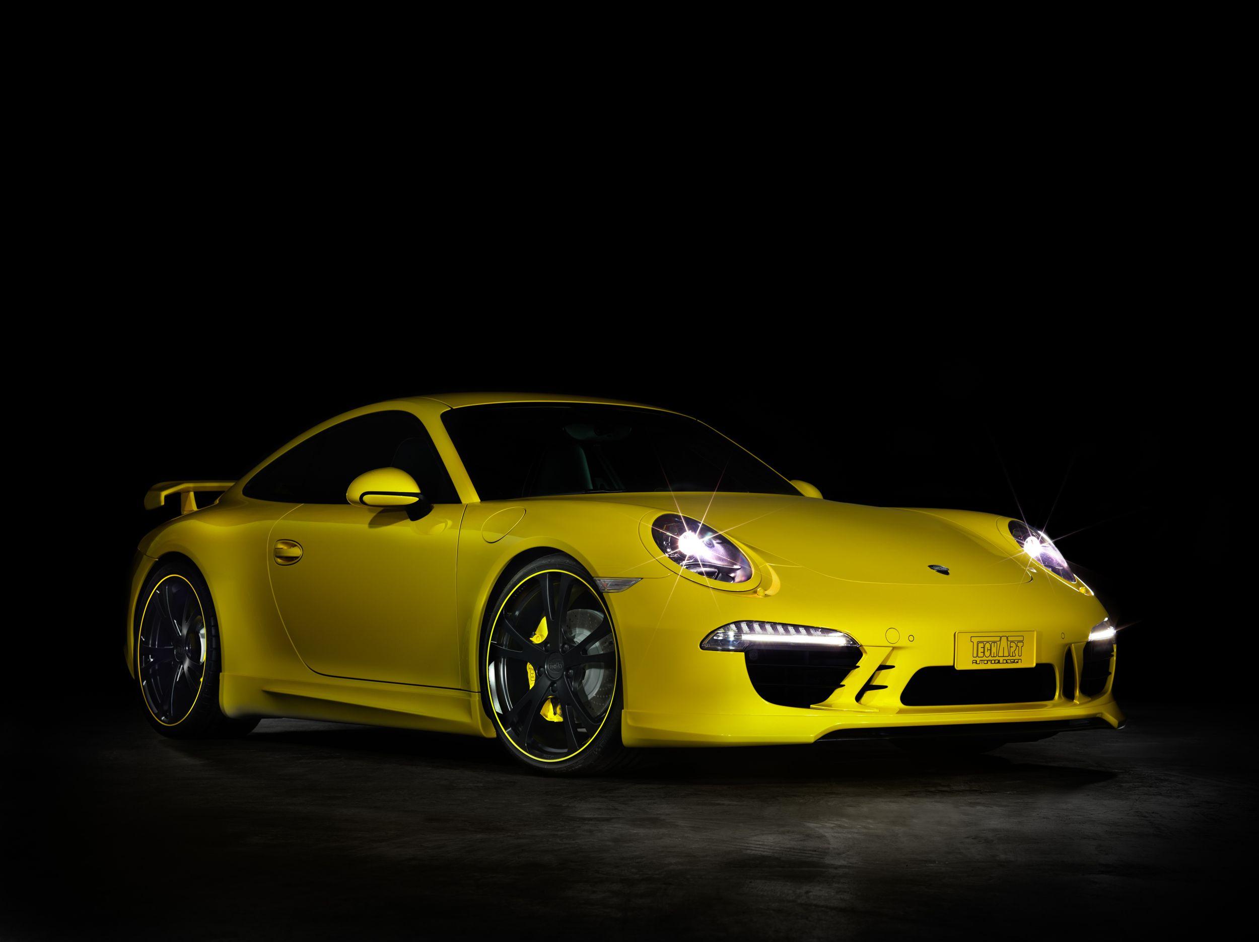 Porsche Yellow Wallpapers - Top Free Porsche Yellow Backgrounds ...