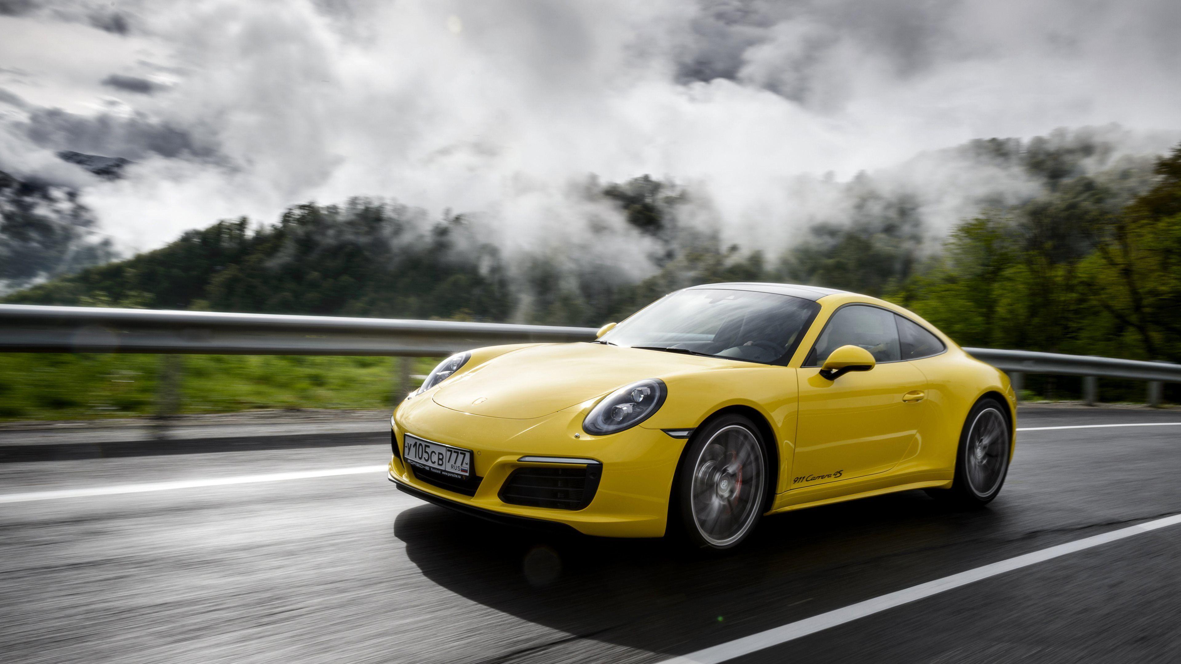 Porsche Yellow Wallpapers - Top Free Porsche Yellow Backgrounds ...