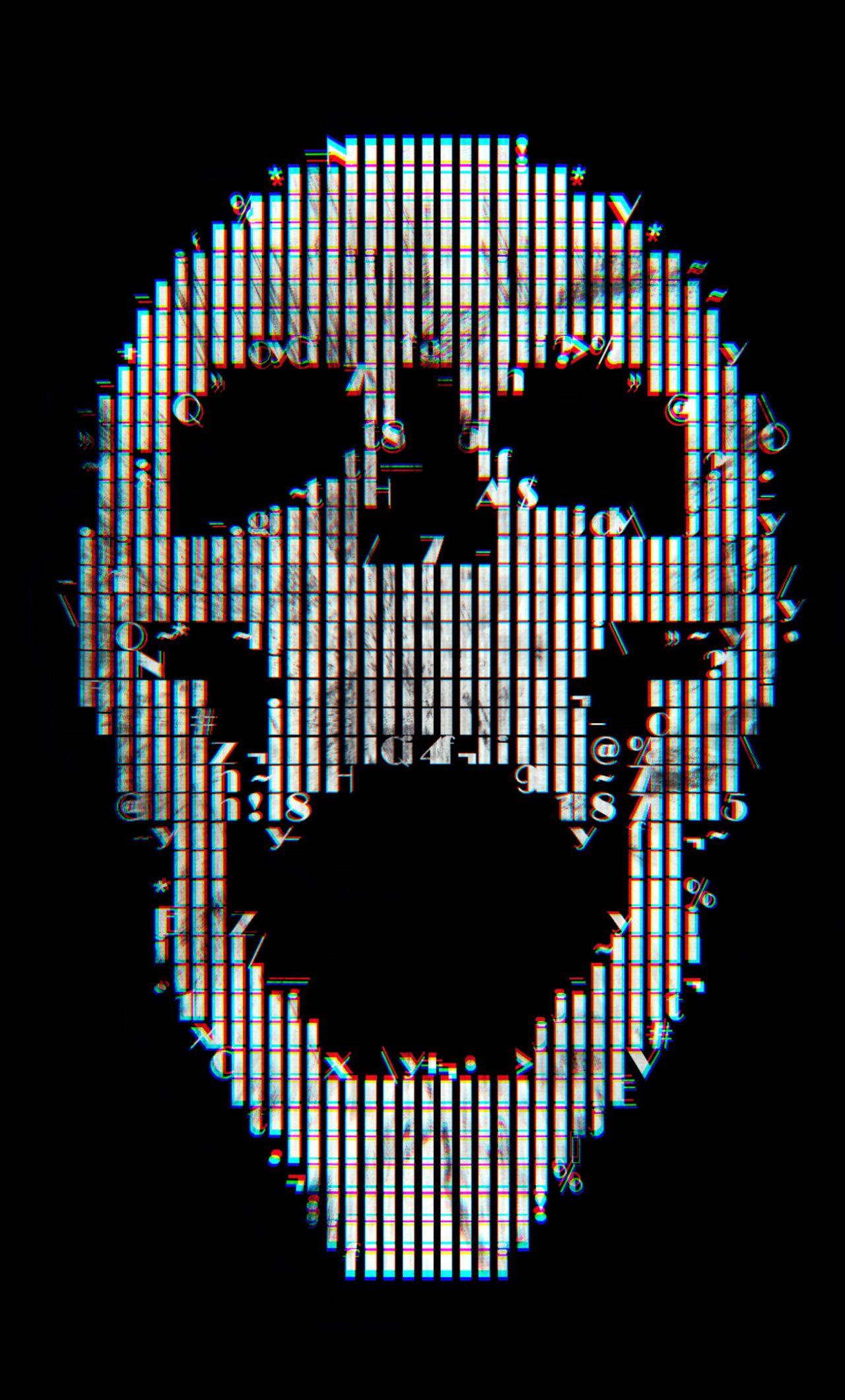 Glitch Skull Wallpapers - Top Free Glitch Skull Backgrounds ...