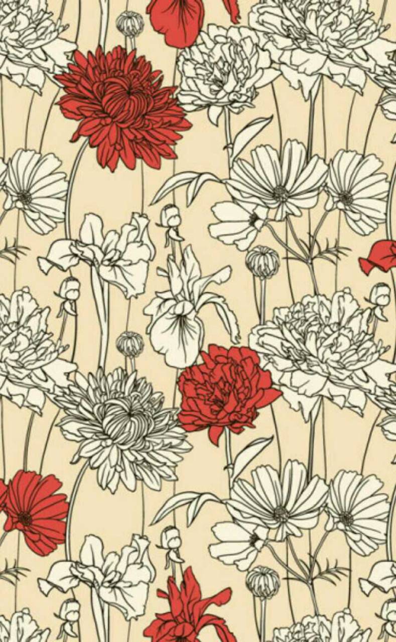 Red Floral Wallpapers - Top Free Red Floral Backgrounds - WallpaperAccess