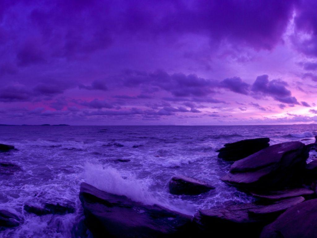 Purple Ocean Sunset Wallpapers - Top Free Purple Ocean Sunset ...