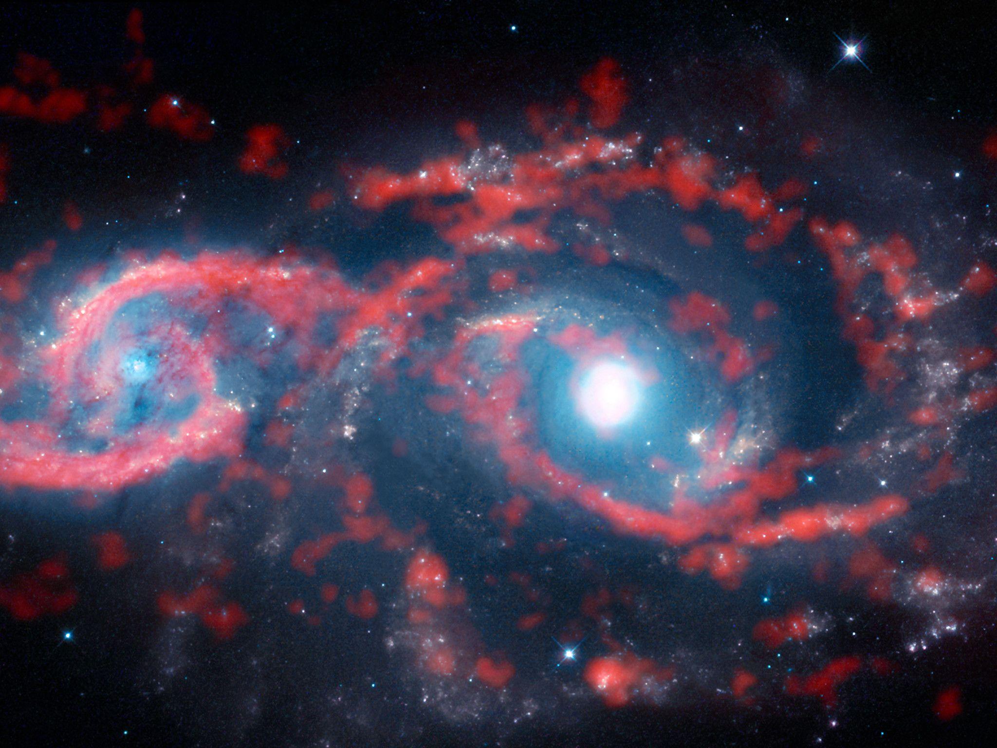 Galaxy Collision Wallpapers - Top Free Galaxy Collision Backgrounds ...