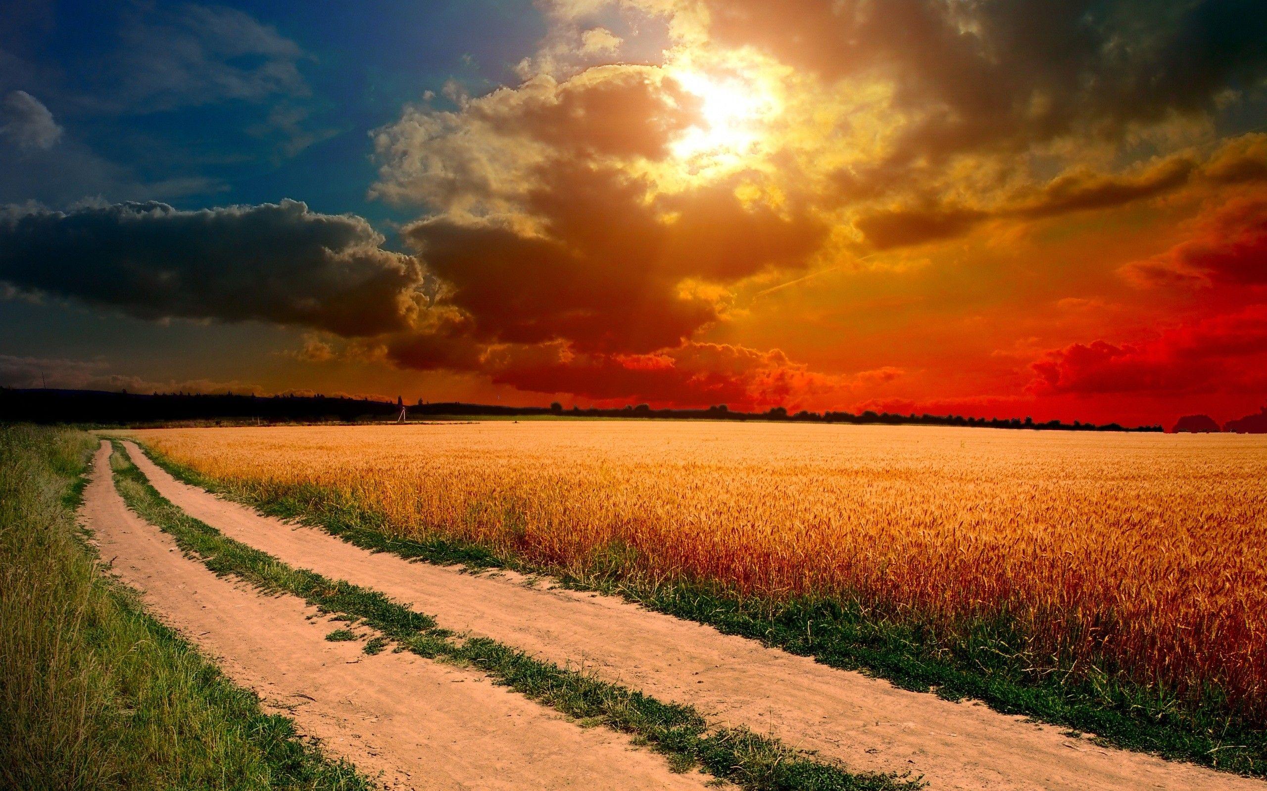 Farm Sunset Wallpapers - Top Free Farm Sunset Backgrounds - WallpaperAccess
