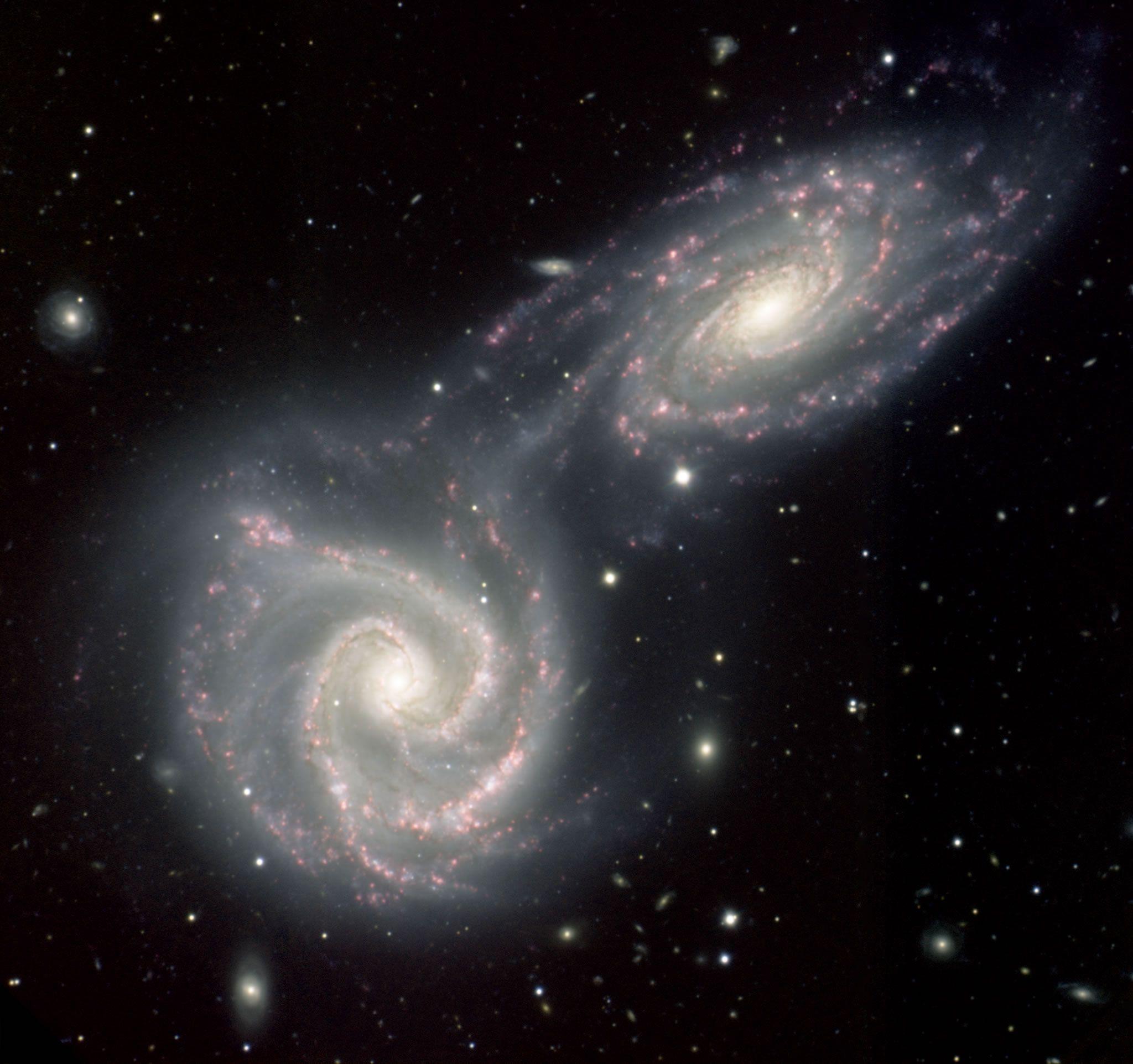 Galaxy Collision Wallpapers - Top Free Galaxy Collision Backgrounds ...