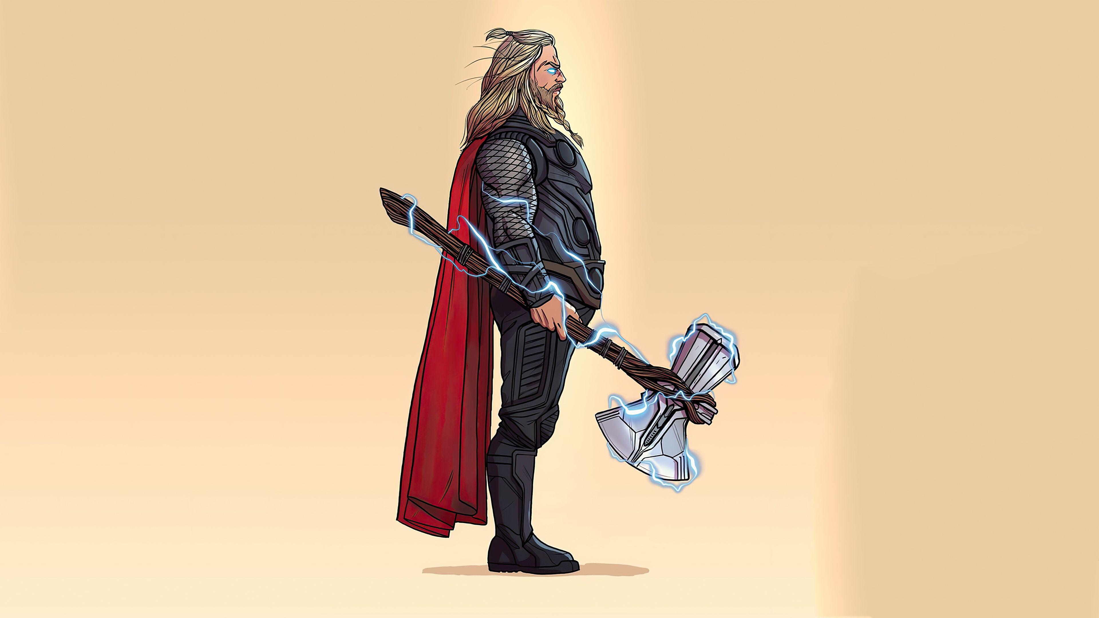 Minimalist Thor Wallpapers - Top Free Minimalist Thor Backgrounds ...