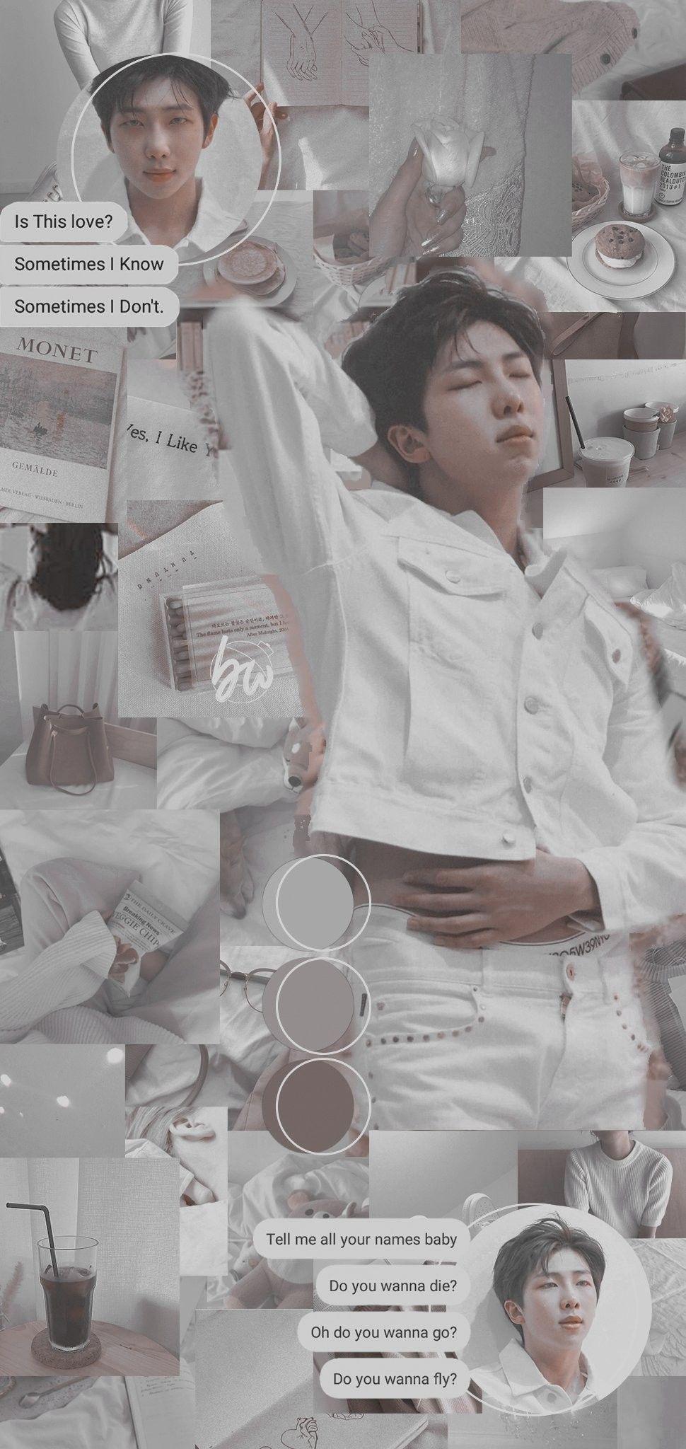 Kim Namjoon Aesthetic Wallpapers - Top Free Kim Namjoon Aesthetic ...