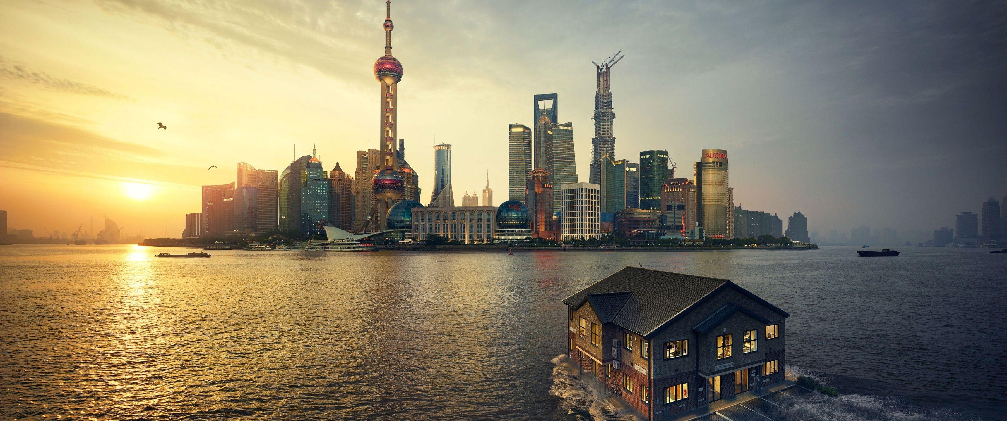 Shanghai Skyline Wallpapers - Top Những Hình Ảnh Đẹp