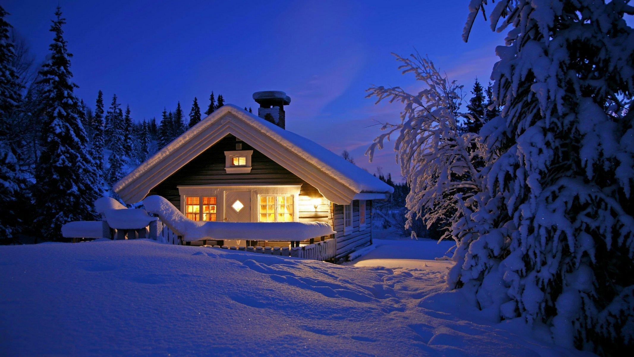 Winter House Wallpapers - Top Free Winter House Backgrounds ...