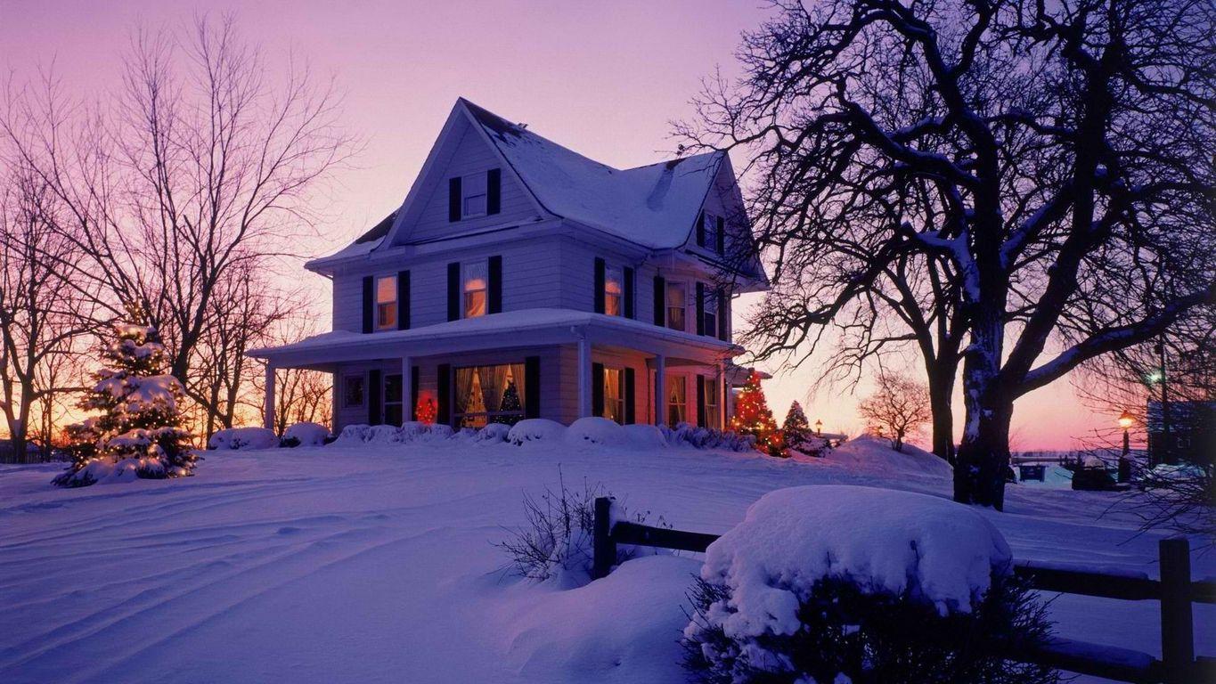 Winter House Wallpapers - Top Free Winter House Backgrounds ...