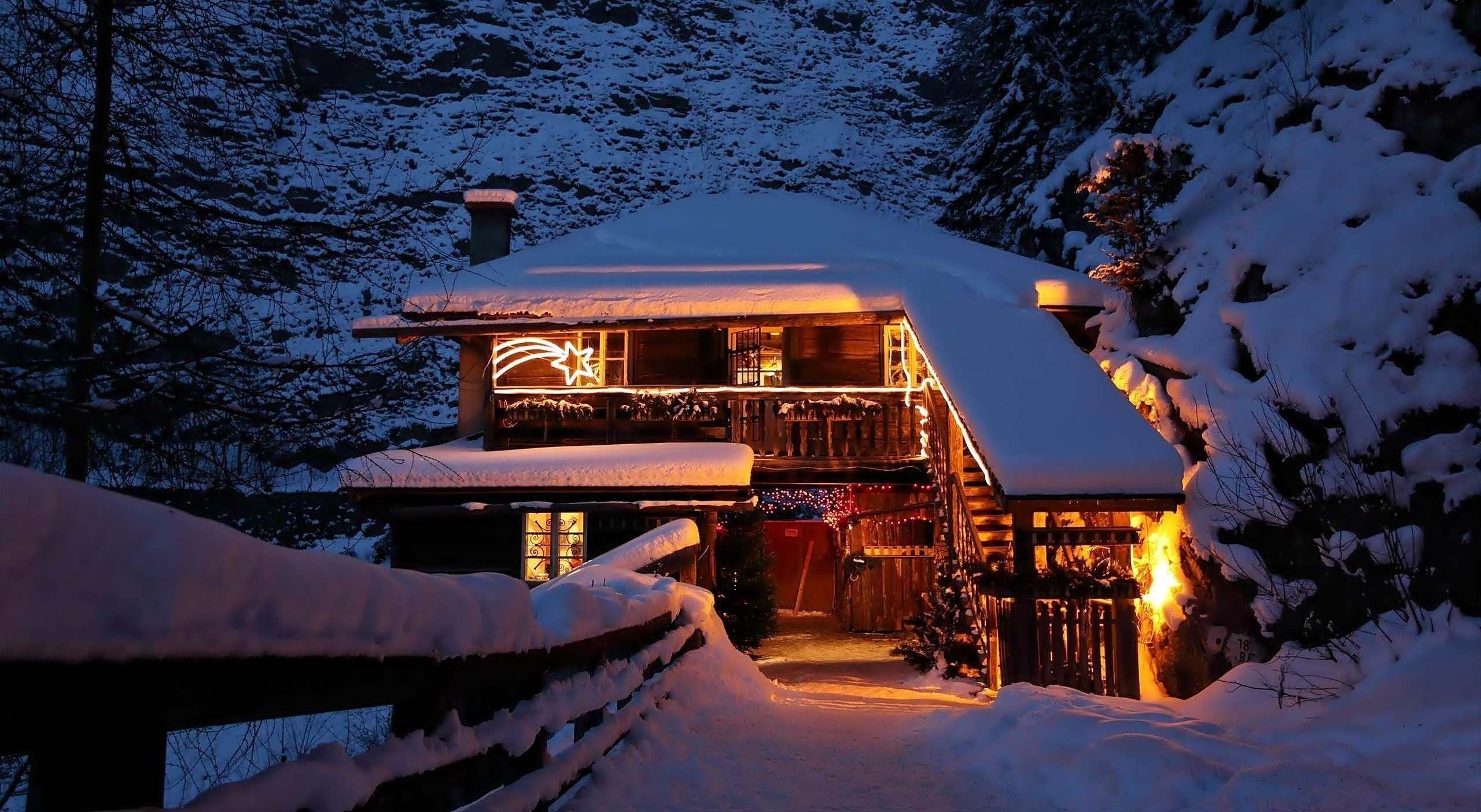 Winter House Wallpapers - Top Free Winter House Backgrounds ...