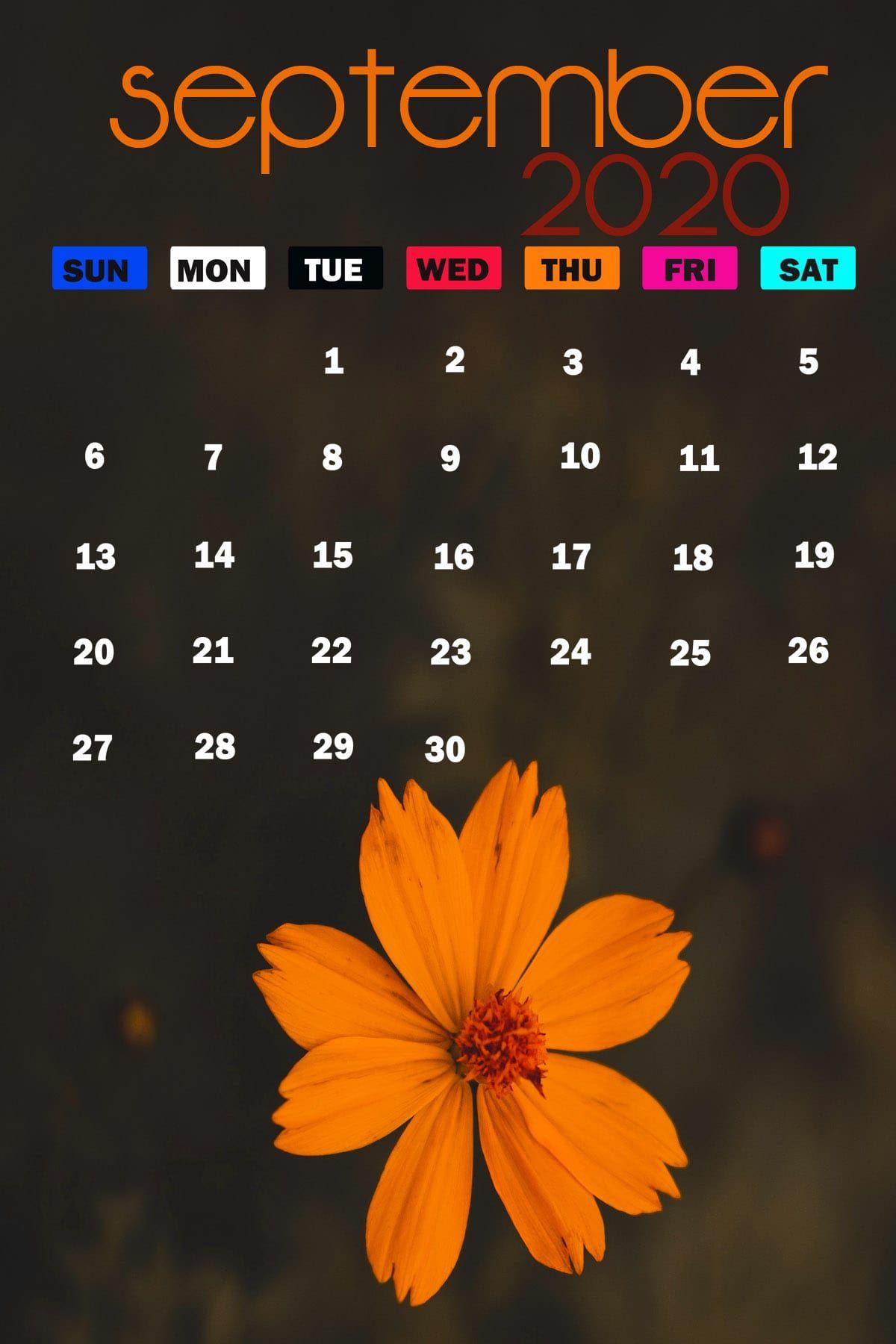 September 2020 Calendar Wallpapers - Top Free September 2020 Calendar ...