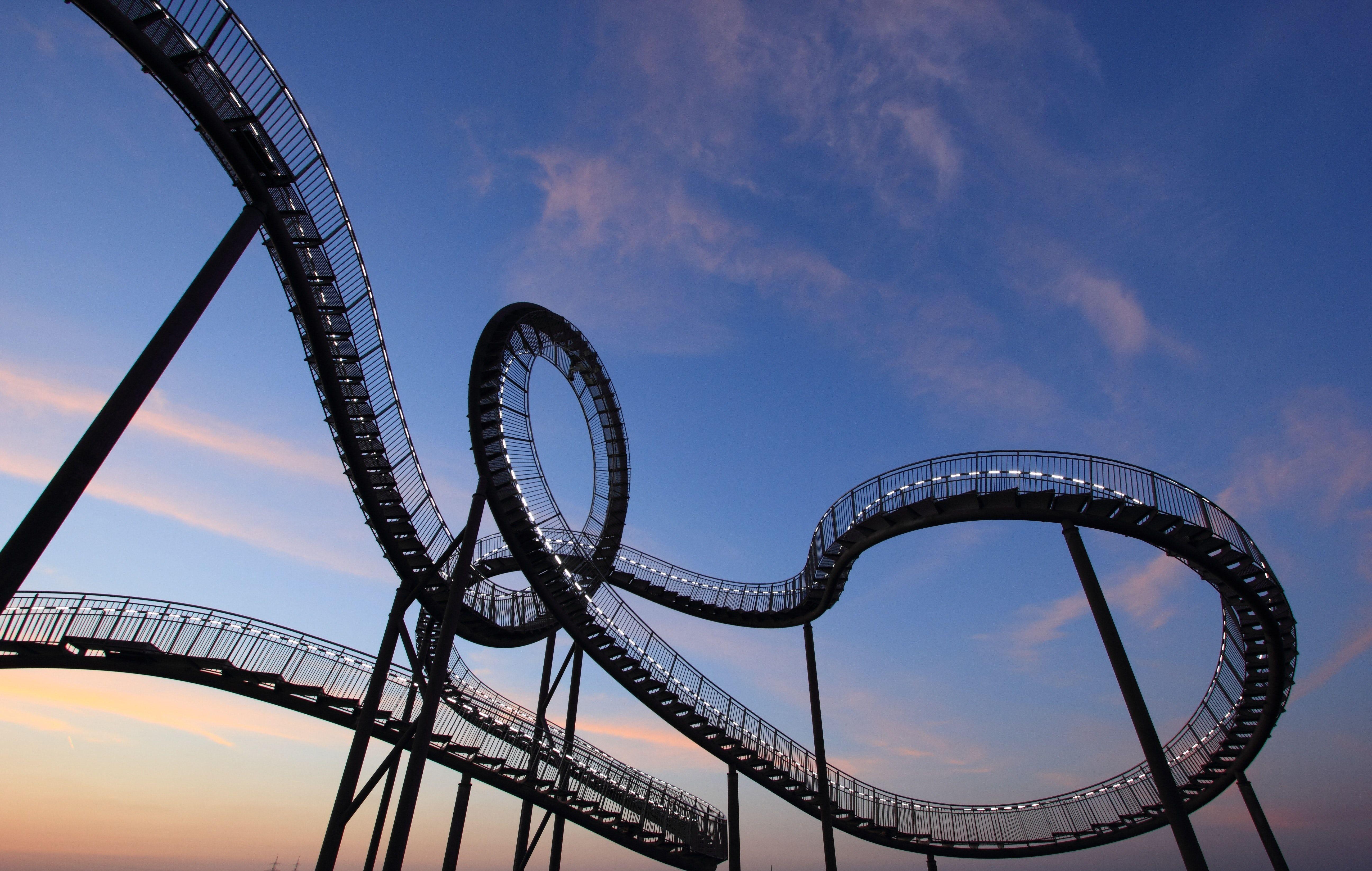 Cool Roller Coaster Wallpapers - Top Free Cool Roller Coaster Backgrounds - WallpaperAccess