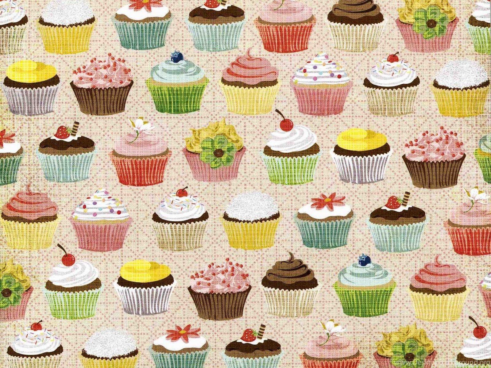 Cute Cupcakes Wallpapers - Top Free Cute Cupcakes Backgrounds ...