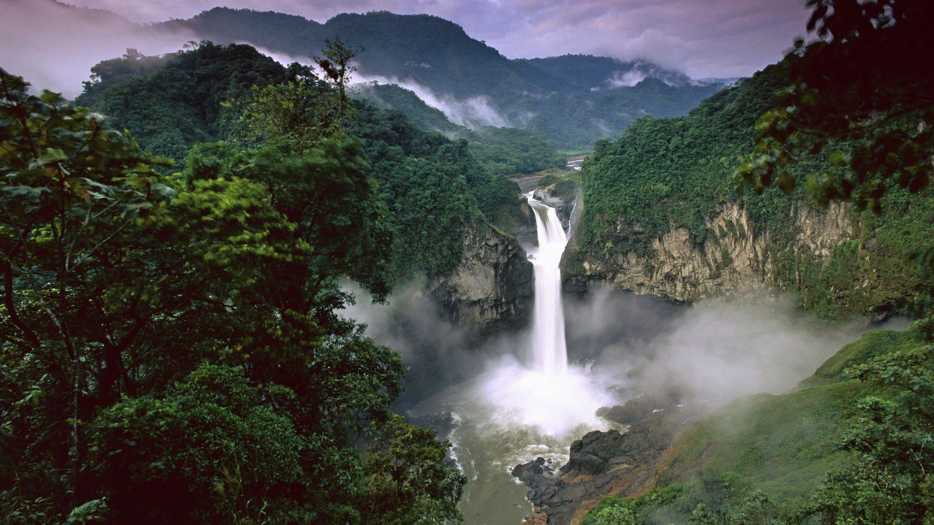 Rainforest Waterfall Wallpapers - Top Free Rainforest Waterfall ...