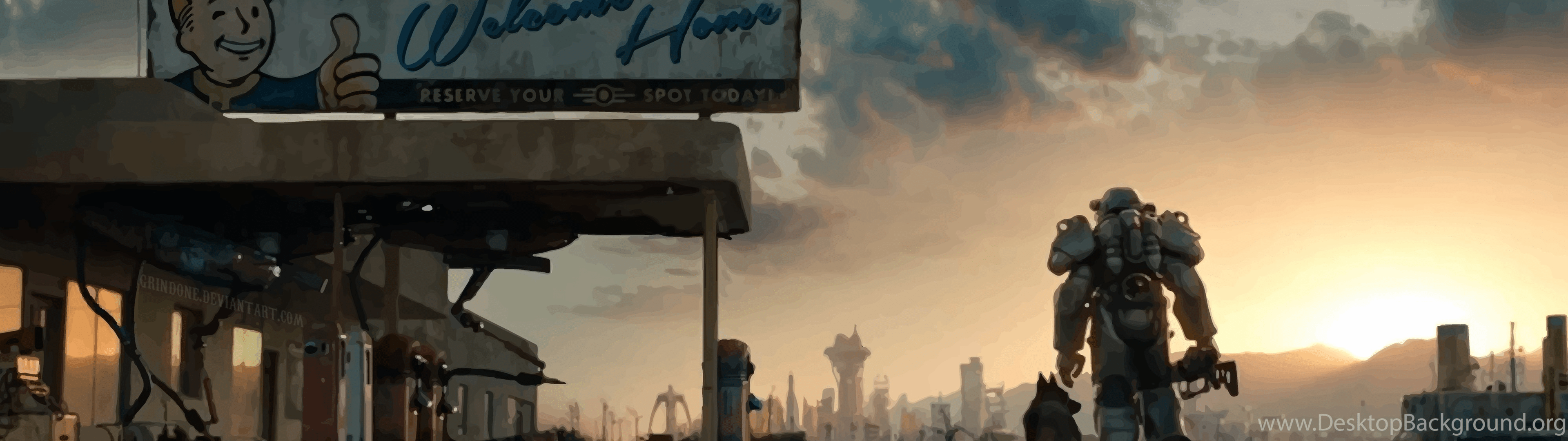 Fallout Dual Monitor Wallpapers - Top Free Fallout Dual Monitor ...