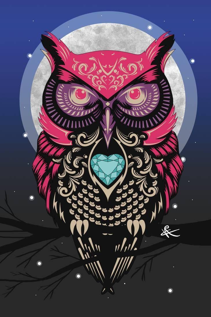 Owl Artwork Wallpapers - Top Free Owl Artwork Backgrounds - WallpaperAccess
