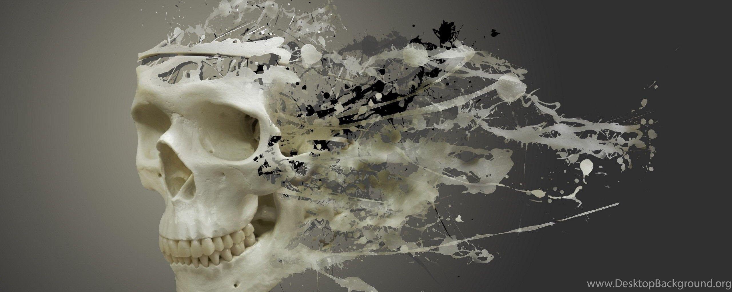 White Skull Wallpapers - Top Free White Skull Backgrounds - WallpaperAccess
