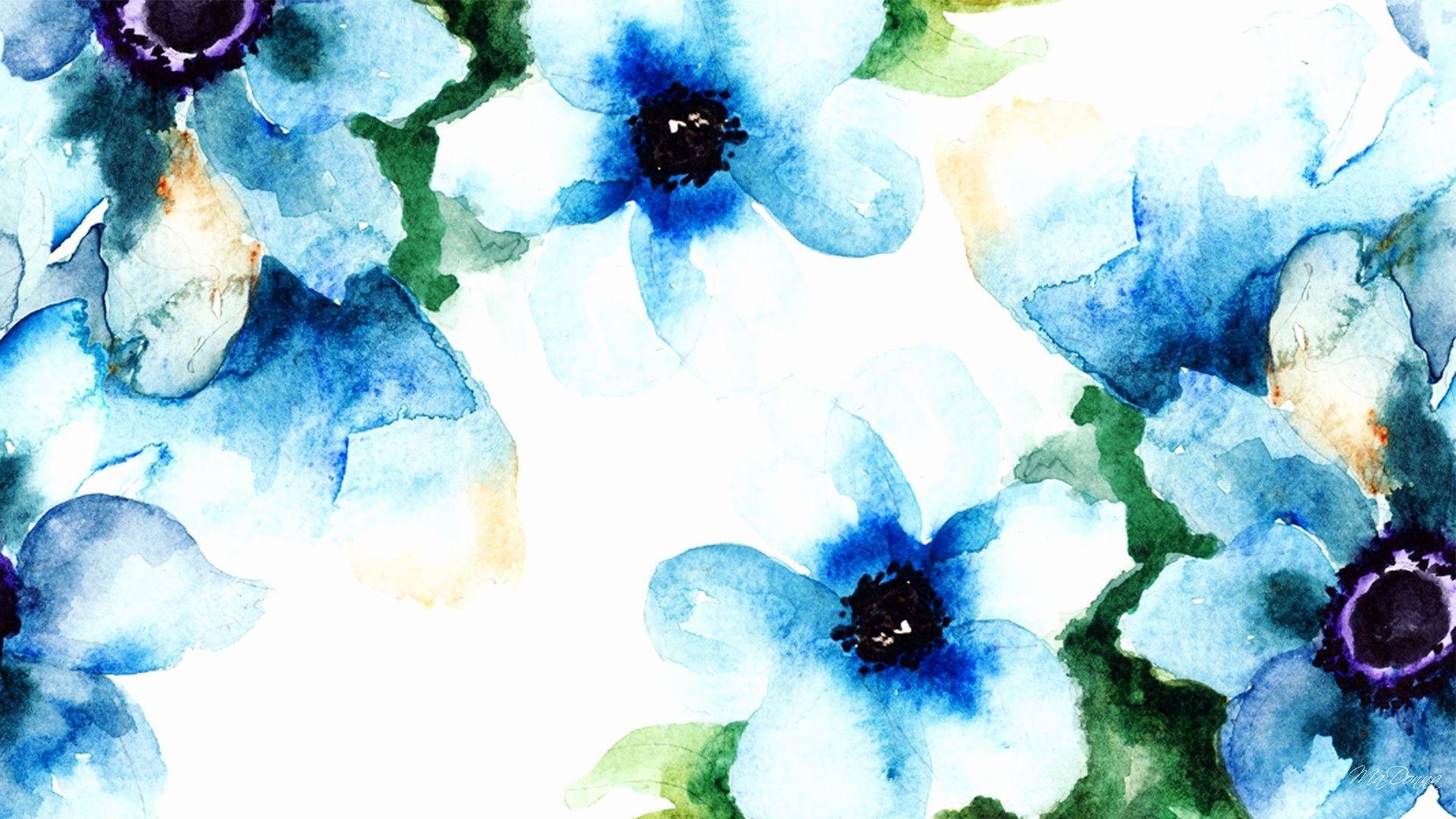 Blue Floral Laptop Wallpapers - Top Free Blue Floral Laptop Backgrounds ...