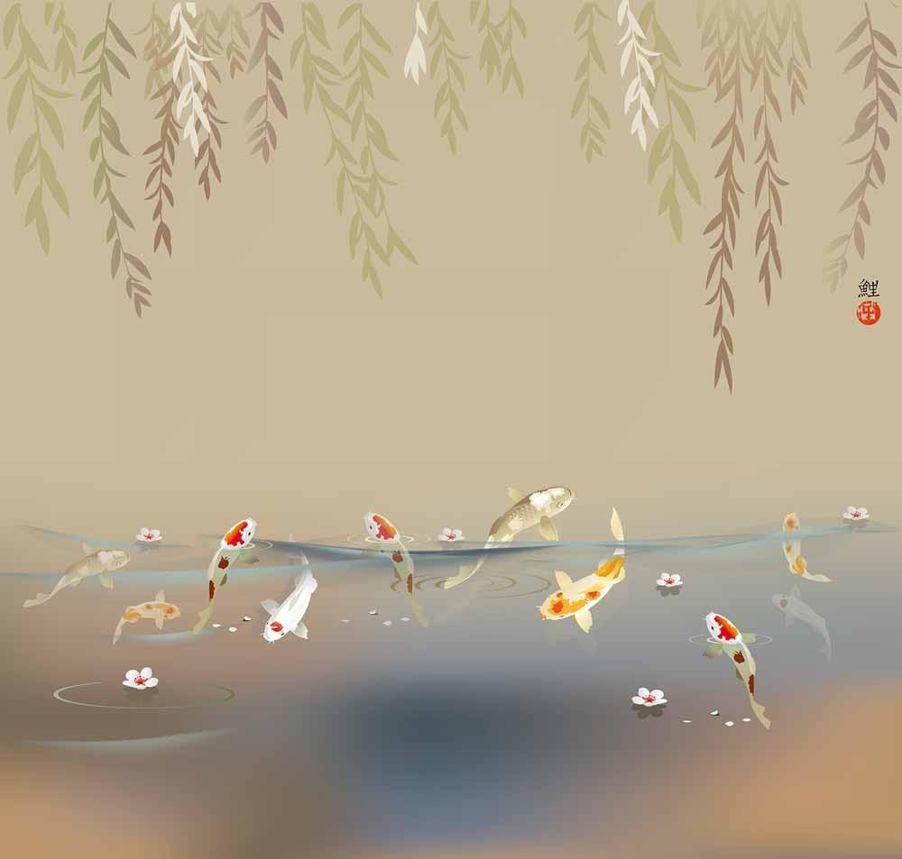 Japanese Koi Pond Wallpapers - Top Free Japanese Koi Pond Backgrounds ...