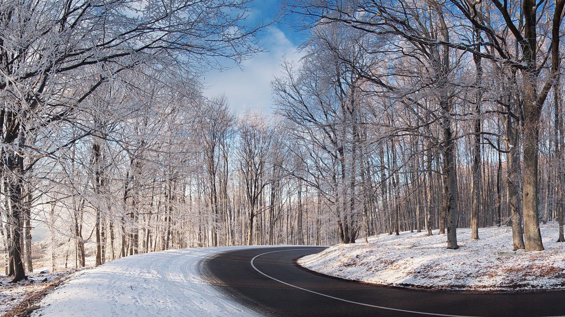 Winter Road Wallpapers - Top Free Winter Road Backgrounds - WallpaperAccess