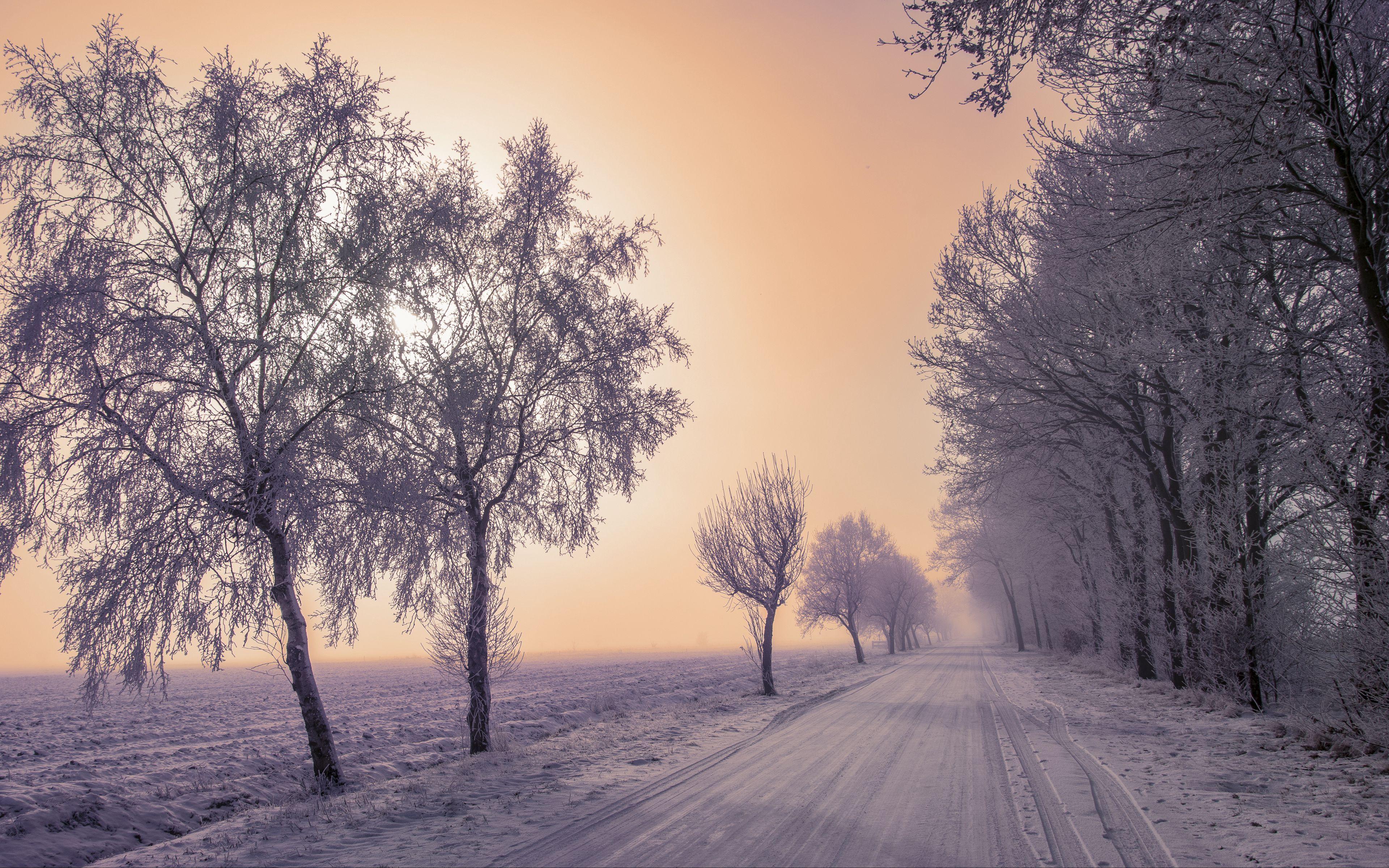 Winter Road Wallpapers - Top Free Winter Road Backgrounds - WallpaperAccess