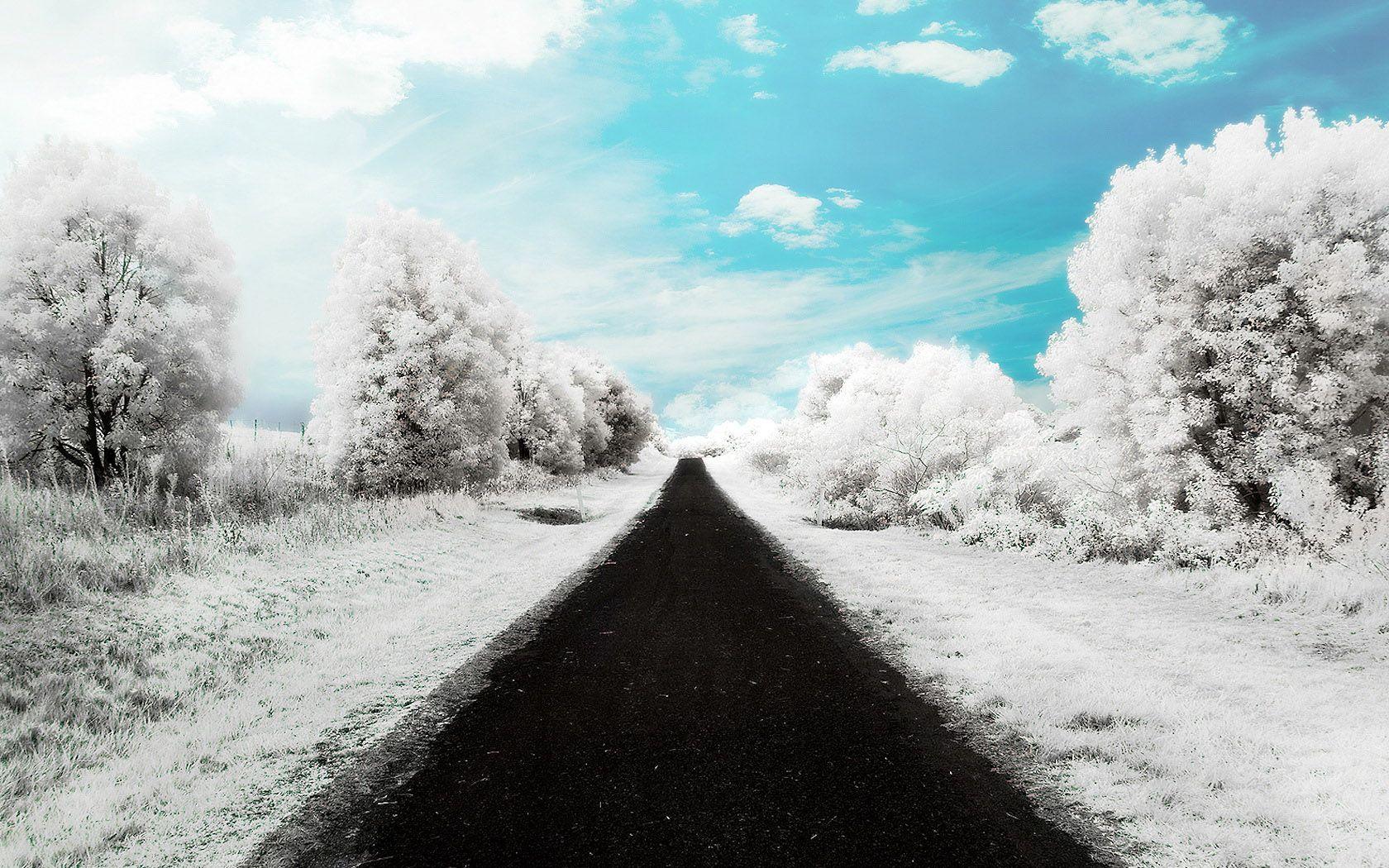 Winter Road Wallpapers - Top Free Winter Road Backgrounds - WallpaperAccess