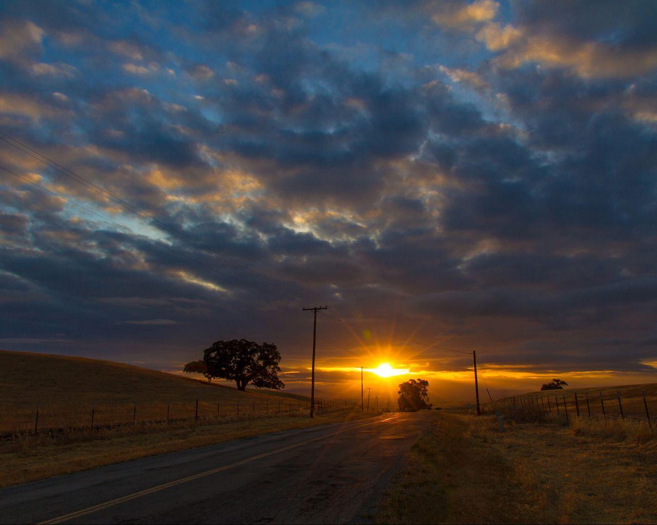 Sunset Road Wallpapers - Top Free Sunset Road Backgrounds - WallpaperAccess