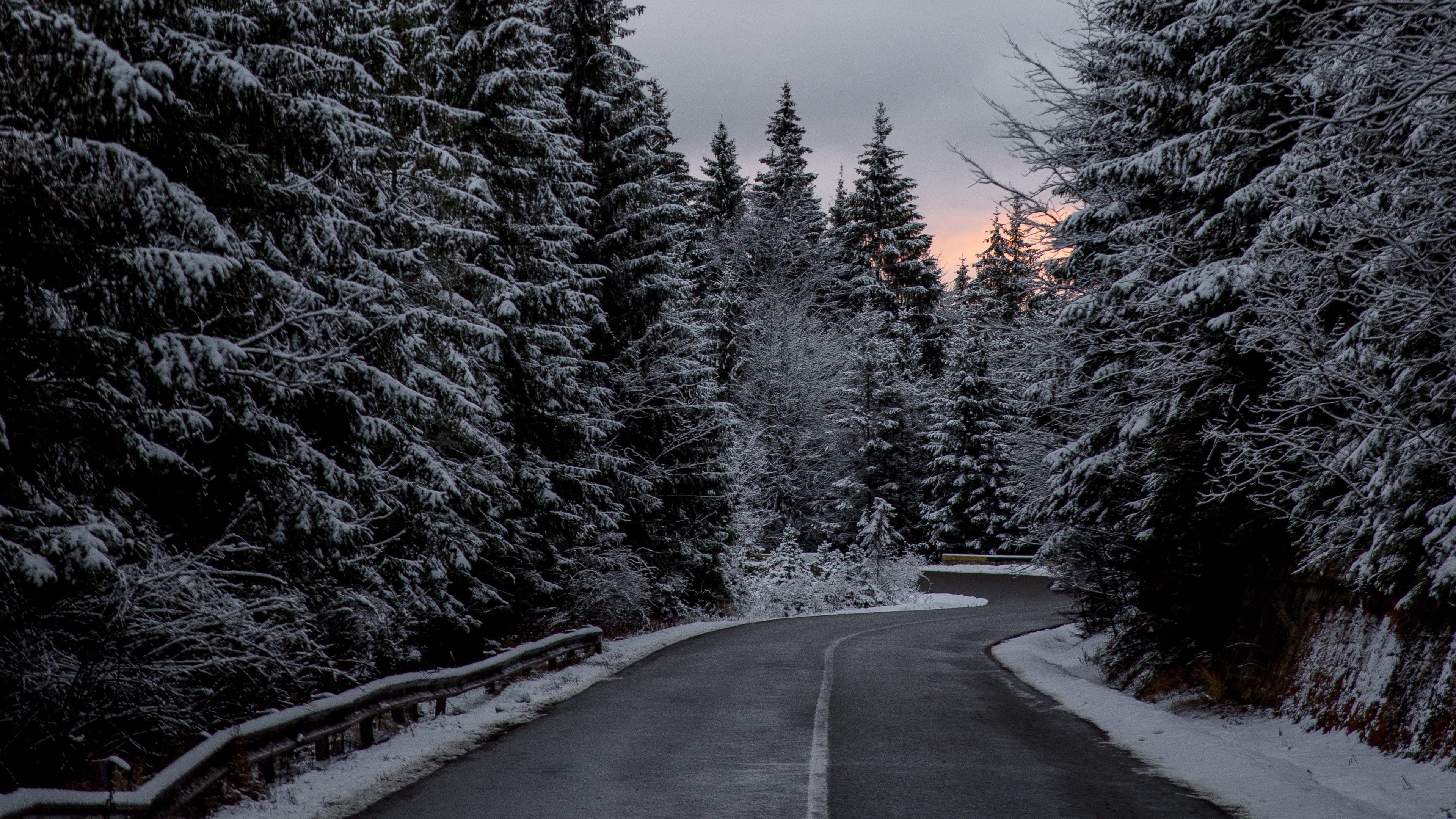 Winter Road Wallpapers - Top Free Winter Road Backgrounds - WallpaperAccess