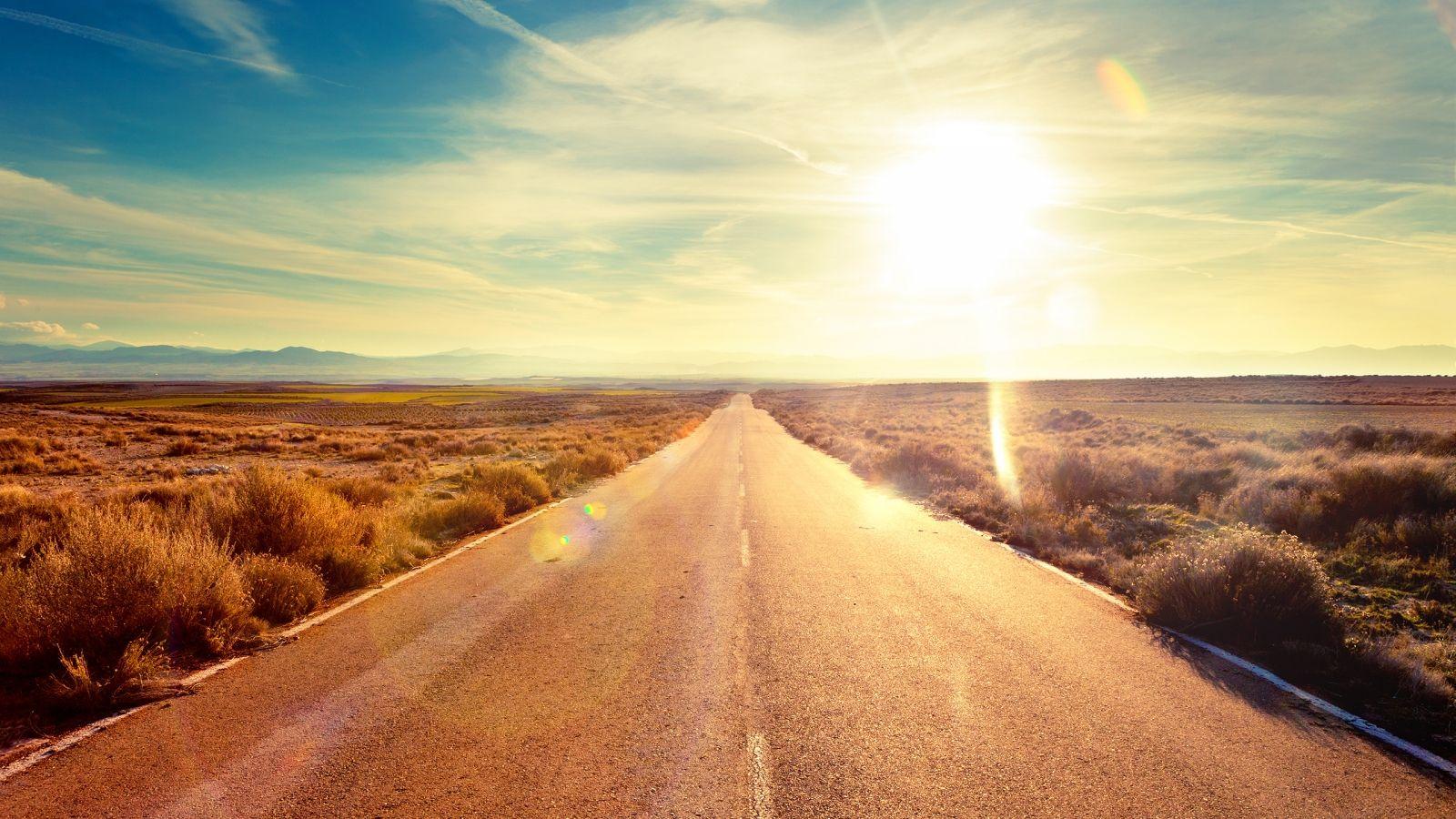 Sunset Road Wallpapers - Top Free Sunset Road Backgrounds - WallpaperAccess