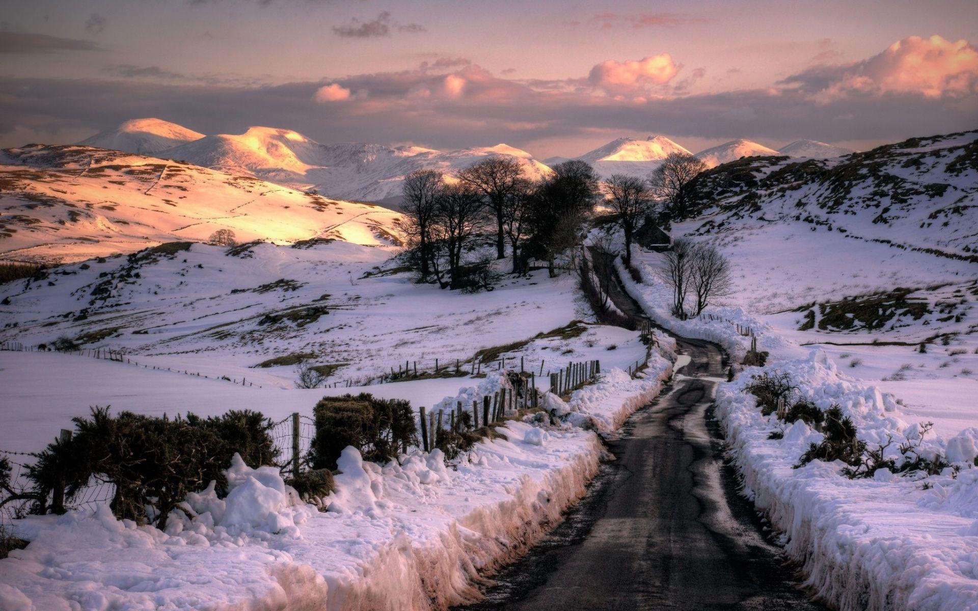 Winter Road Wallpapers - Top Free Winter Road Backgrounds - WallpaperAccess