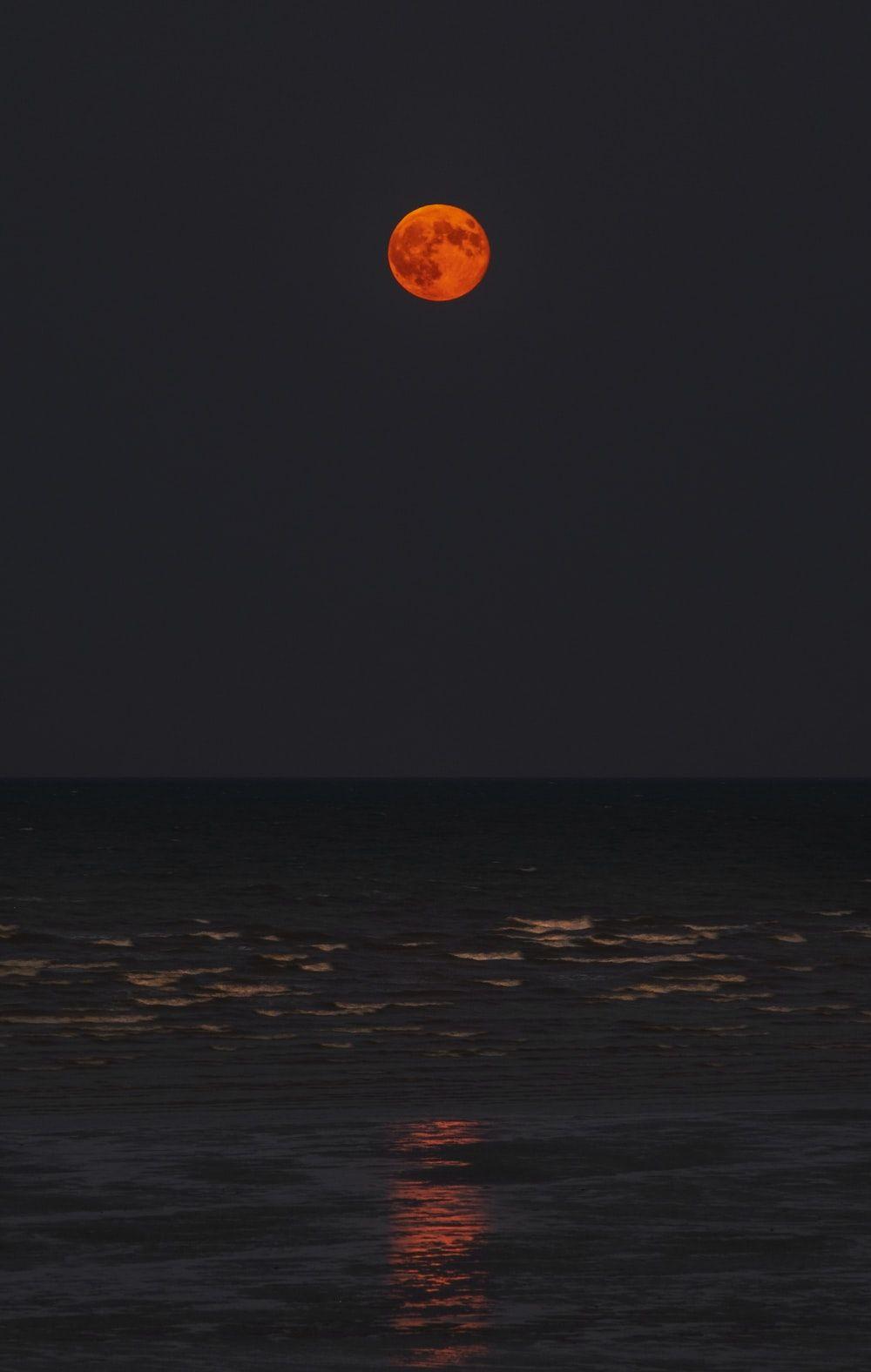 Moon Night Ocean Wallpapers - Top Free Moon Night Ocean Backgrounds ...